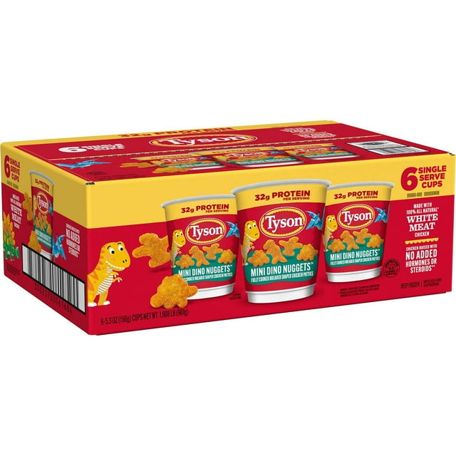 Tyson Mini Dino Chicken Nugget Cup, Frozen, 6 ct. - Samsclub.com