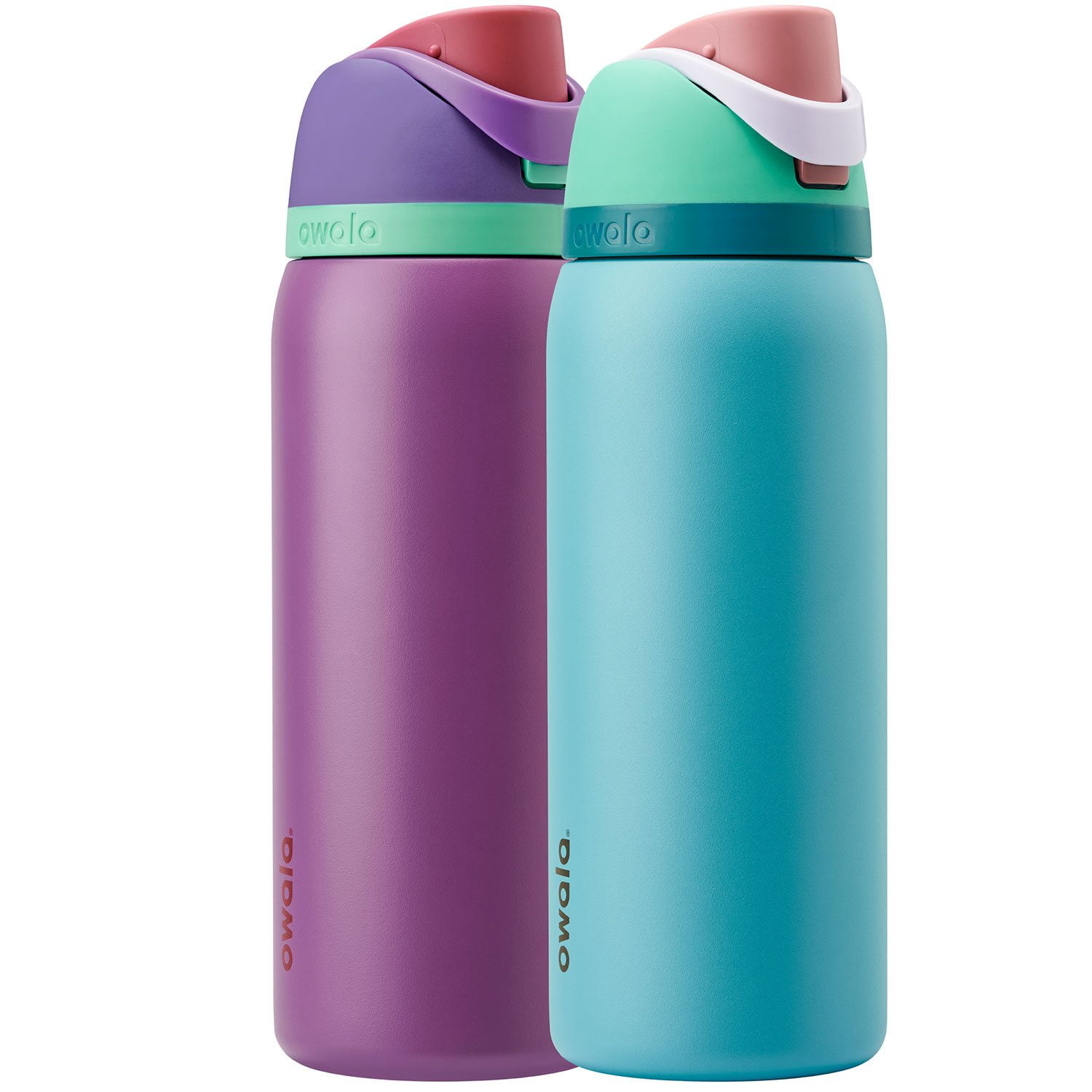 Owala FreeSip 32-oz. Stainless Steel Water Bottle + 2 Bonus Straws ...