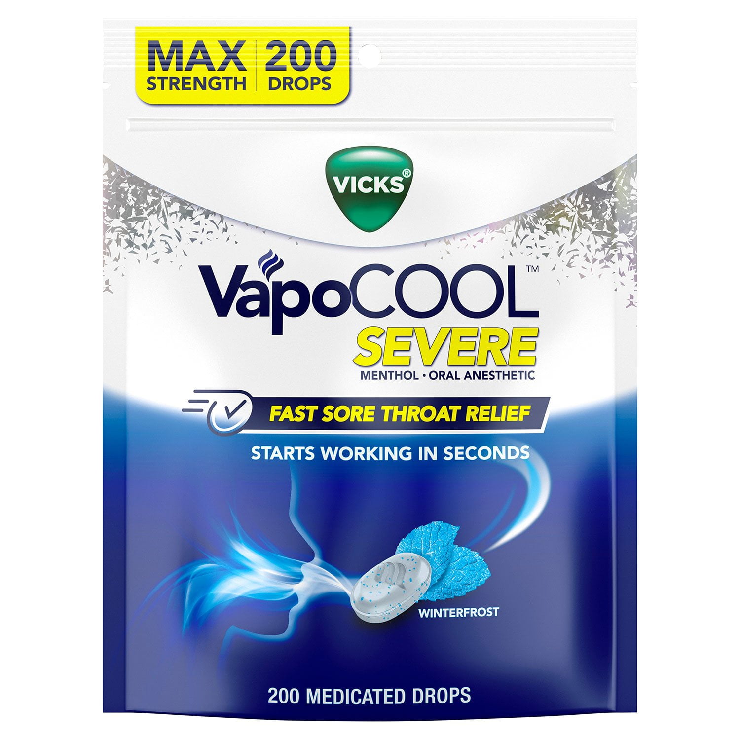 Vicks VapoCool Severe Medicated Sore Throat Drops, 200 ct. - Samsclub.com