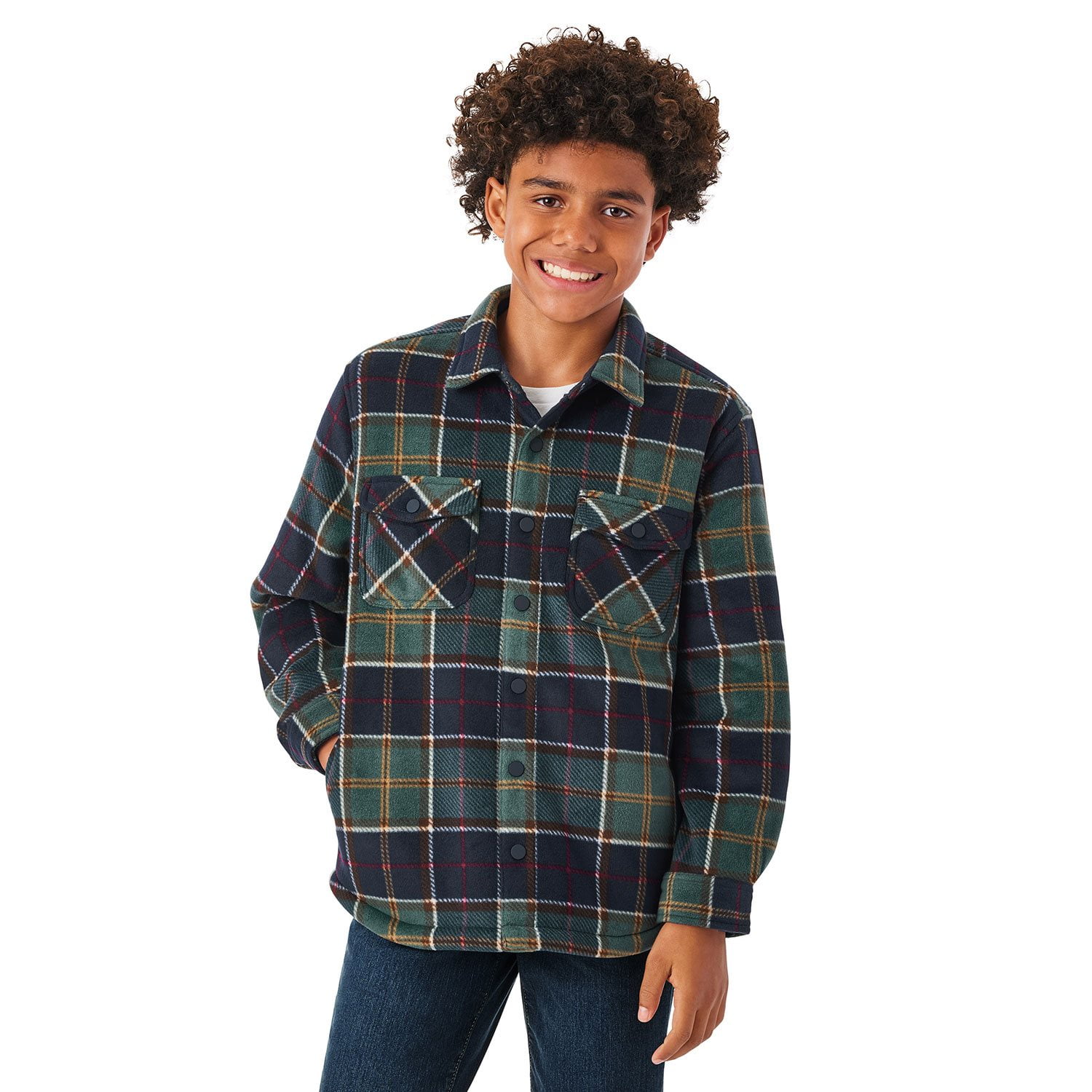 Member's Mark Boys Sherpa Lined Shacket - Samsclub.com
