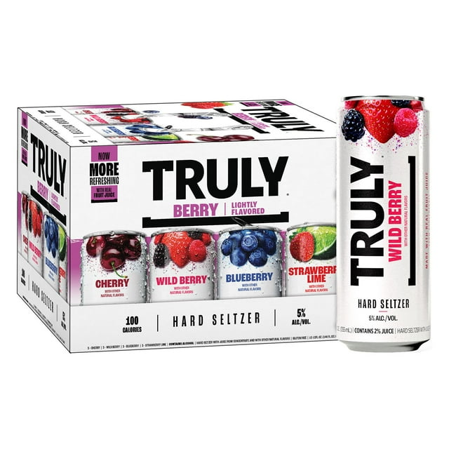Truly Berry Hard Seltzer Variety Pack, 12 fl. oz. can, 12 pk ...