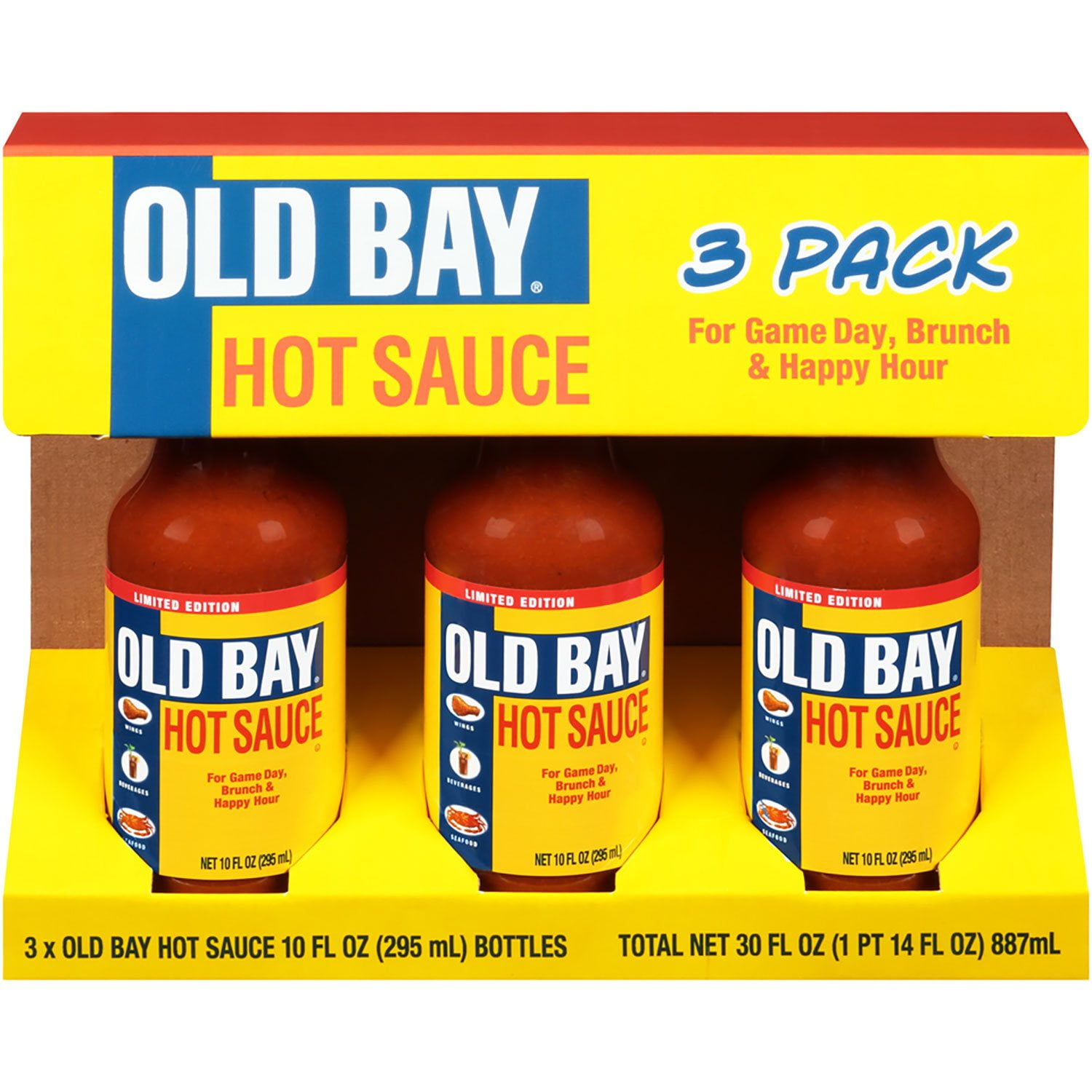 Old Bay Hot Sauce (30 oz., 3 pk.) - Samsclub.com