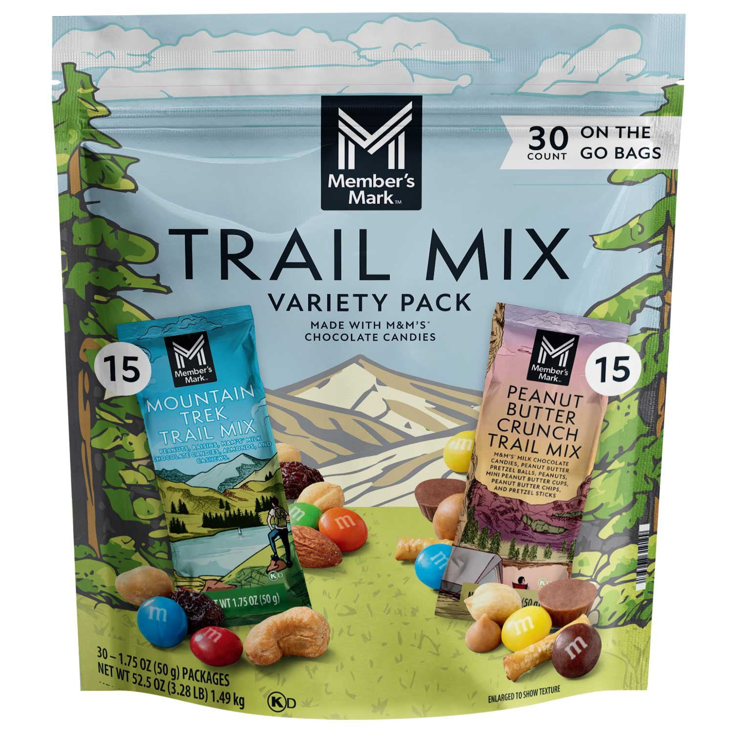 Member's Mark Variety Pack Trail Mix, 1.75 oz., 30 pk. - Samsclub.com