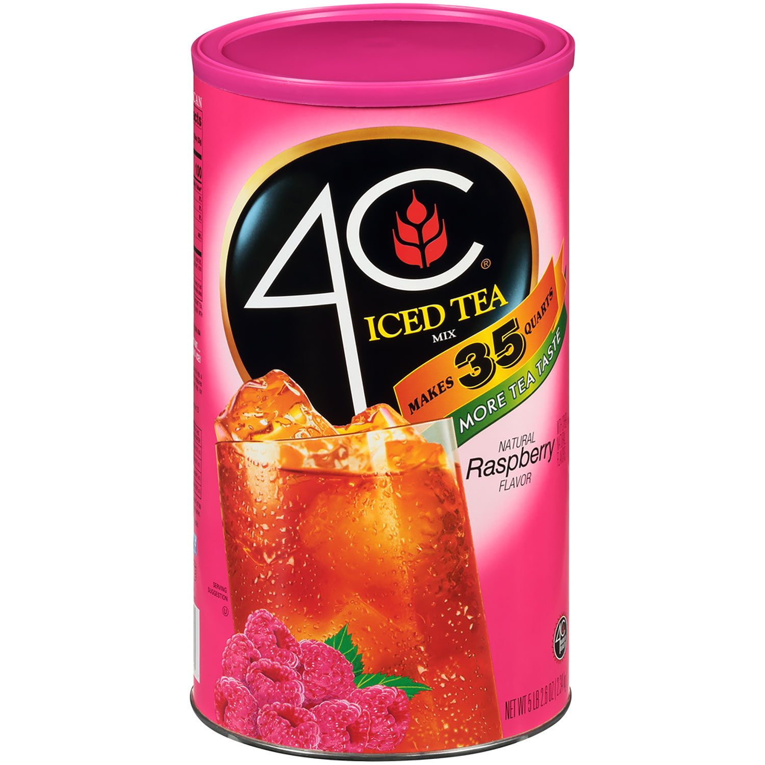 4C 35 QT Raspberry Iced Tea Mix 82.6 oz. - Samsclub.com
