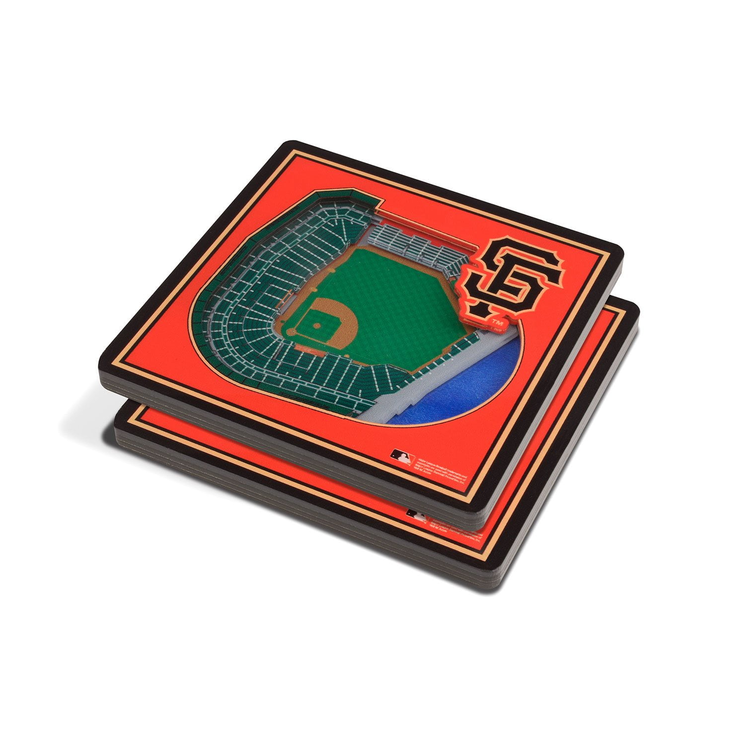 YouTheFan MLB 3D Stadium View Coasters, Assorted Teams - Samsclub.com