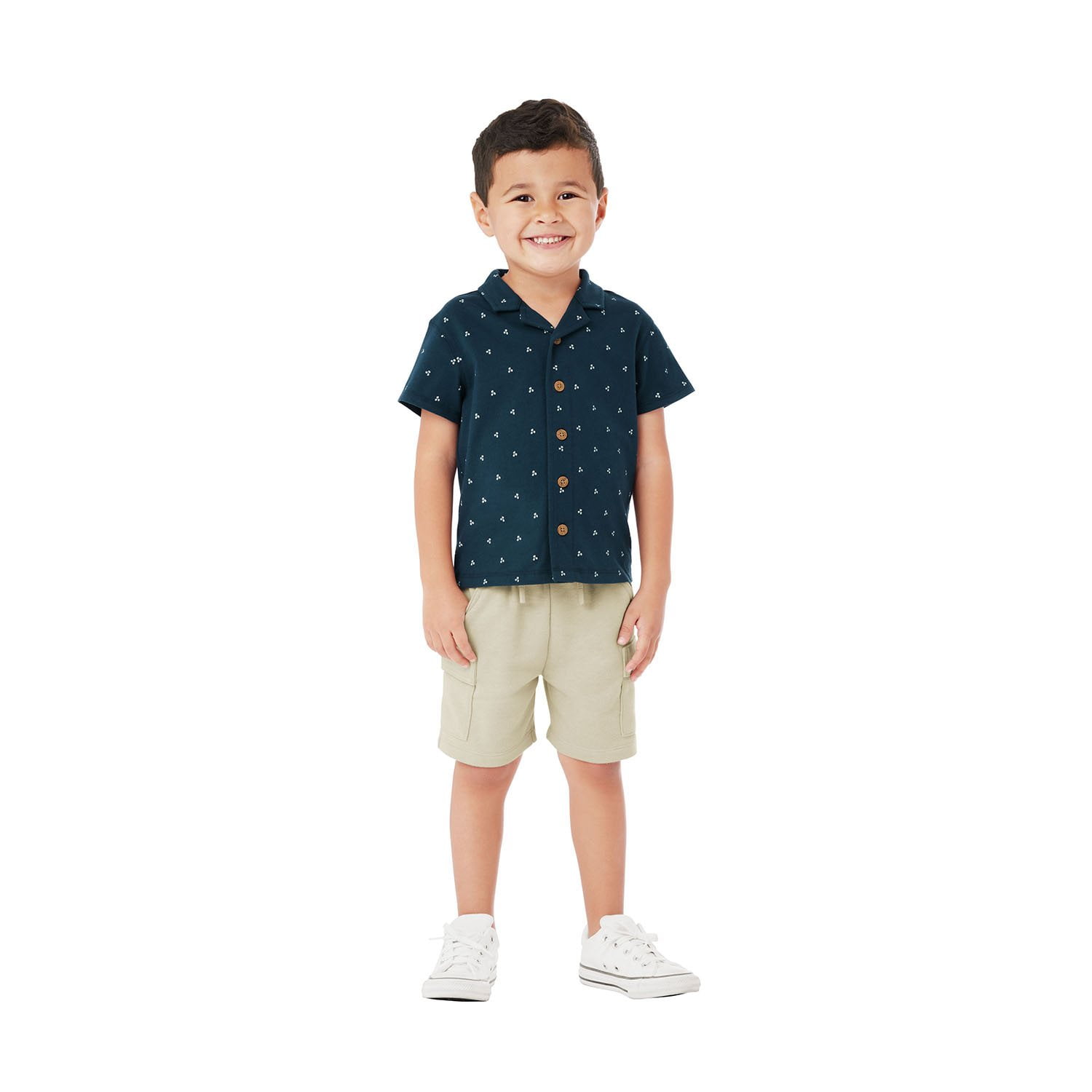 Member's Mark Toddler Boys 2-Piece Button Down Tee Playwear Set ...