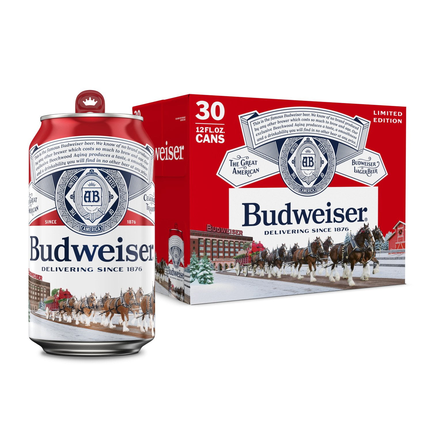Budweiser Lager Beer, 12 fl. oz. can, 30 pk. - Samsclub.com