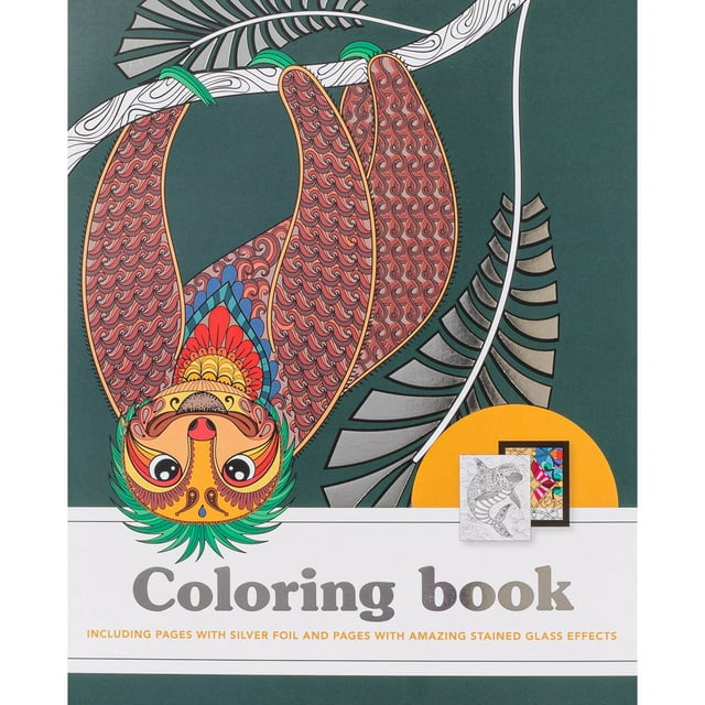Metallic Coloring With Stained Glass, Paperback - Samsclub.com