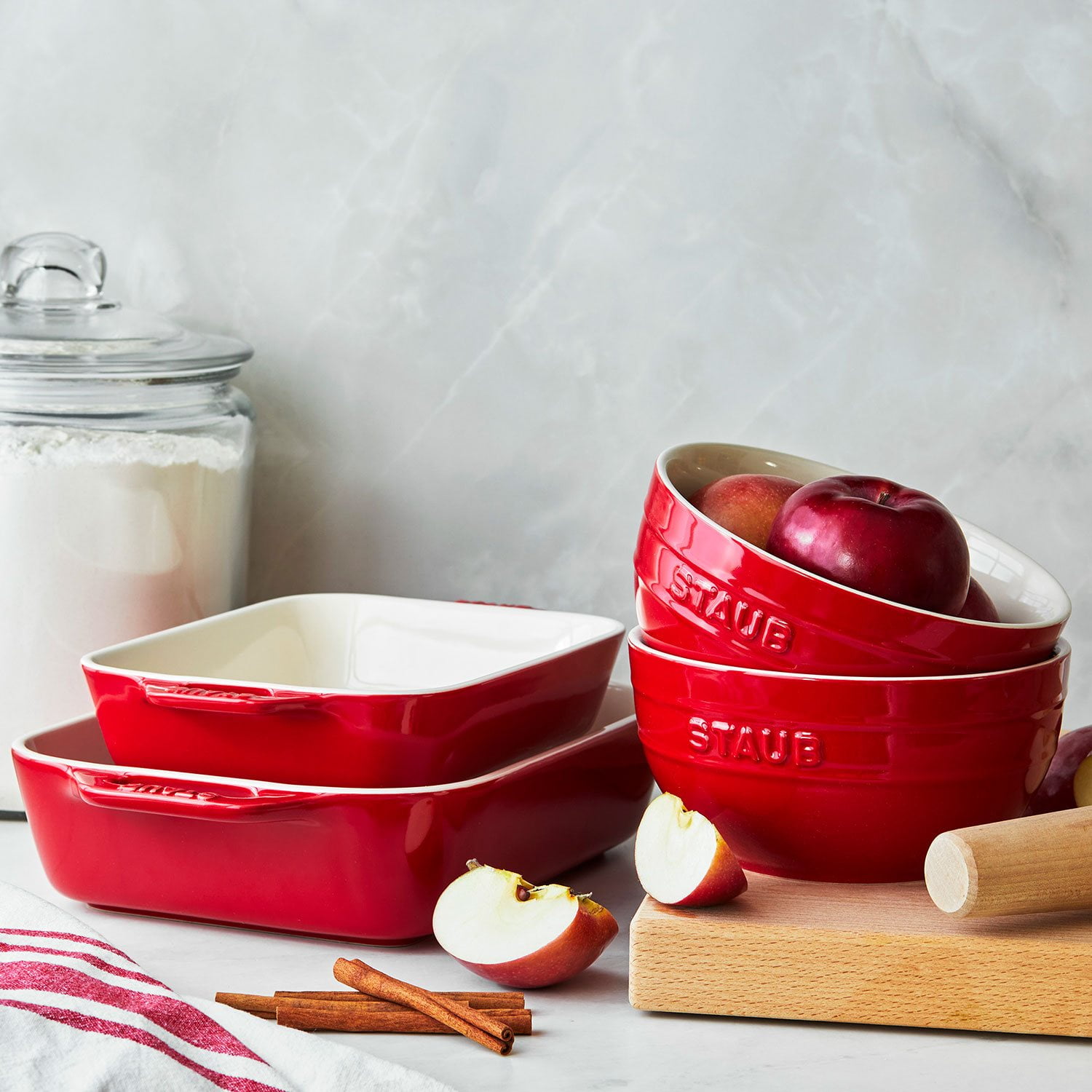 Staub Ceramic 4-Piece Baking & Bowls Set - Samsclub.com