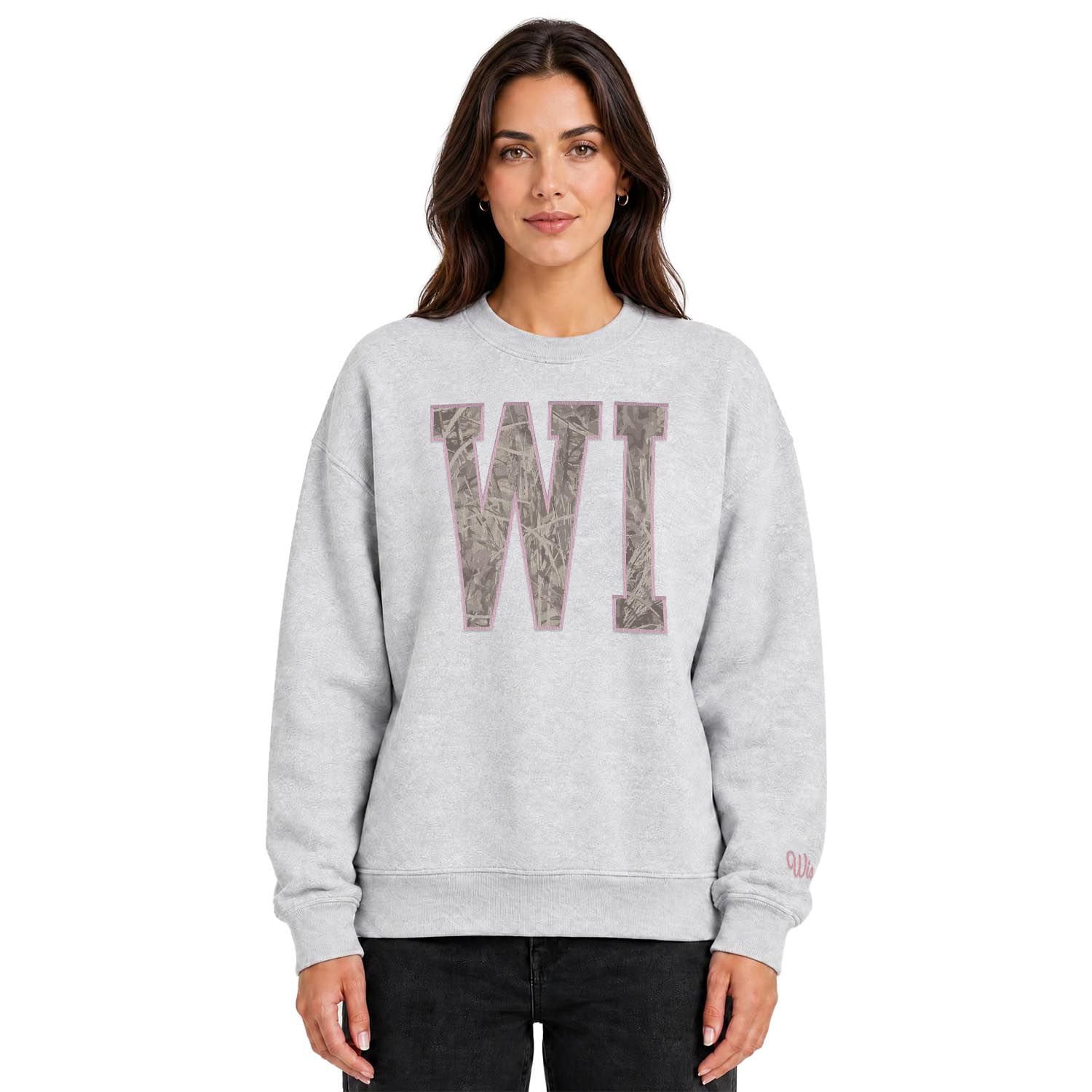 State of Mine Women's Camo Letters State Sweatshirt - Samsclub.com