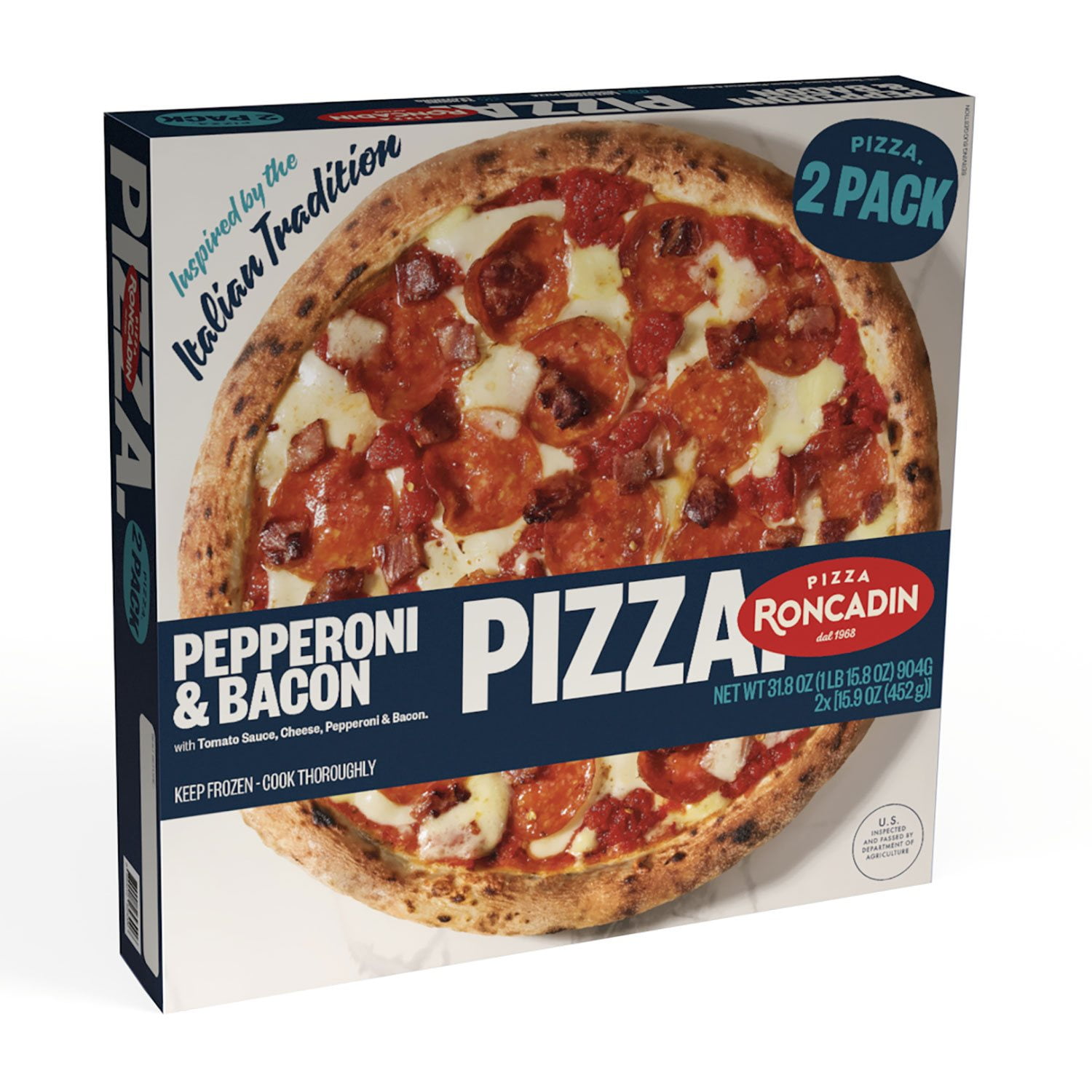 Roncadin Pepperoni and Bacon Pizza, Frozen, 2 pk. - Samsclub.com