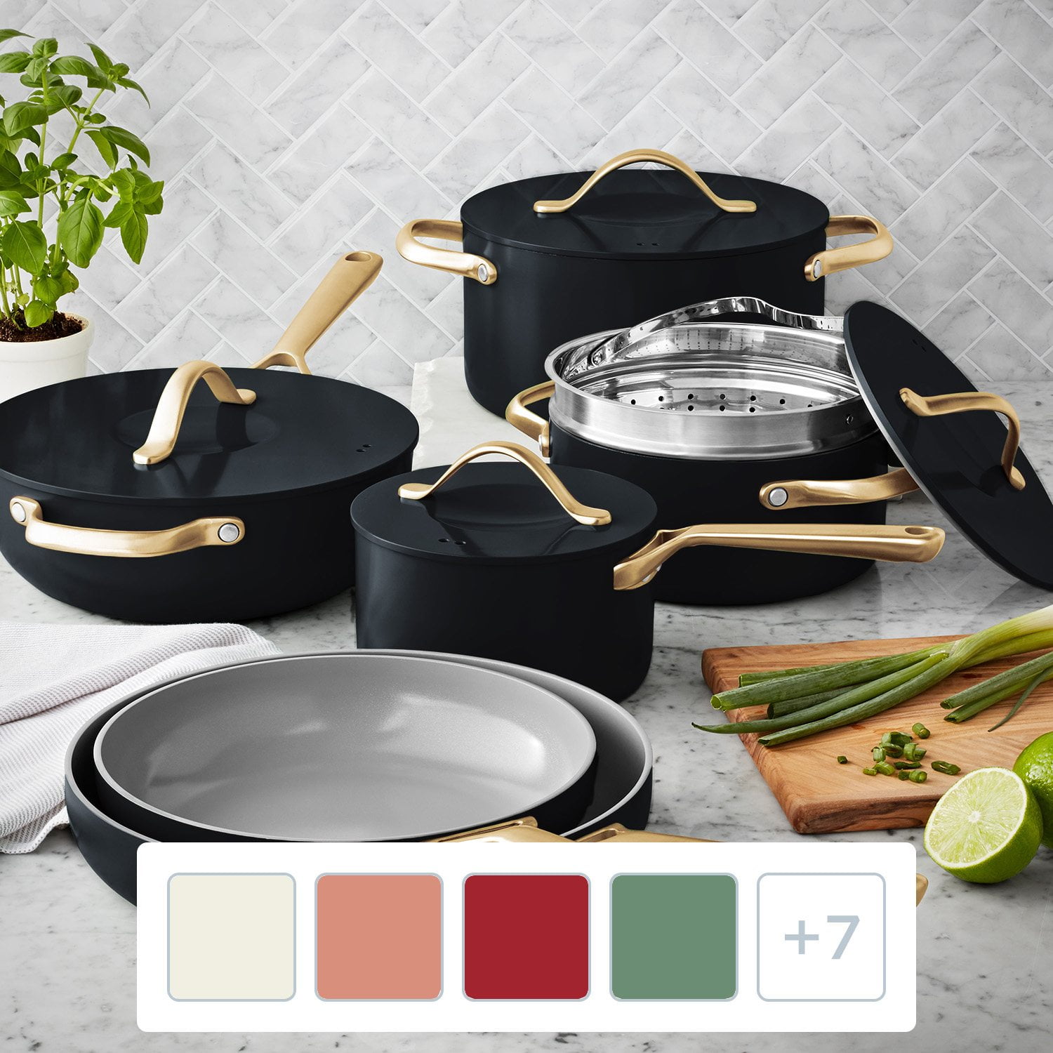 Member's Mark 11-Piece Modern Ceramic Cookware Set - Samsclub.com