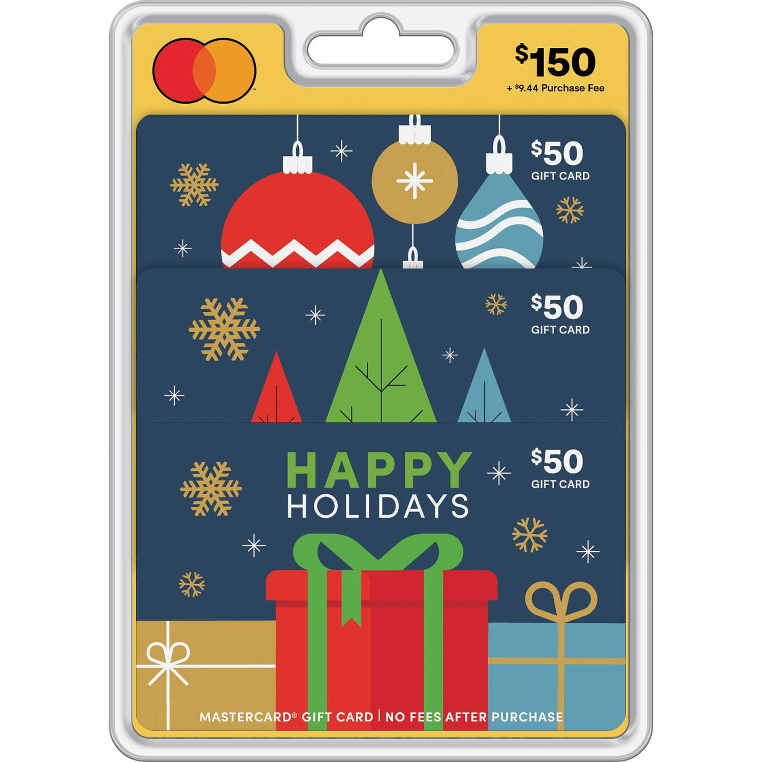 Mastercard Holiday MP $150 (3x$50) gift cards - Samsclub.com