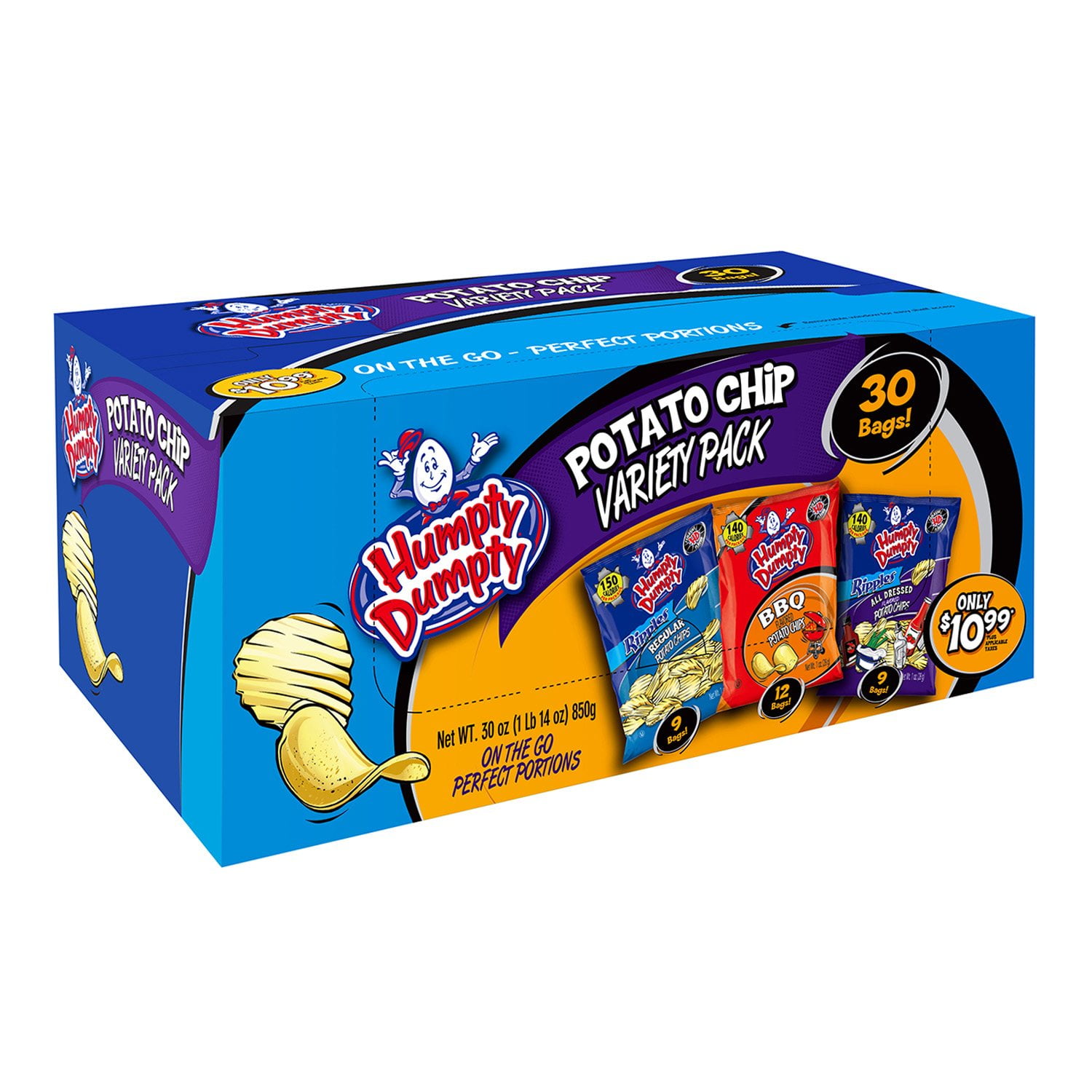 Humpty Dumpty Variety Pack Potato Chips, 1 oz., 30 pk. - Samsclub.com