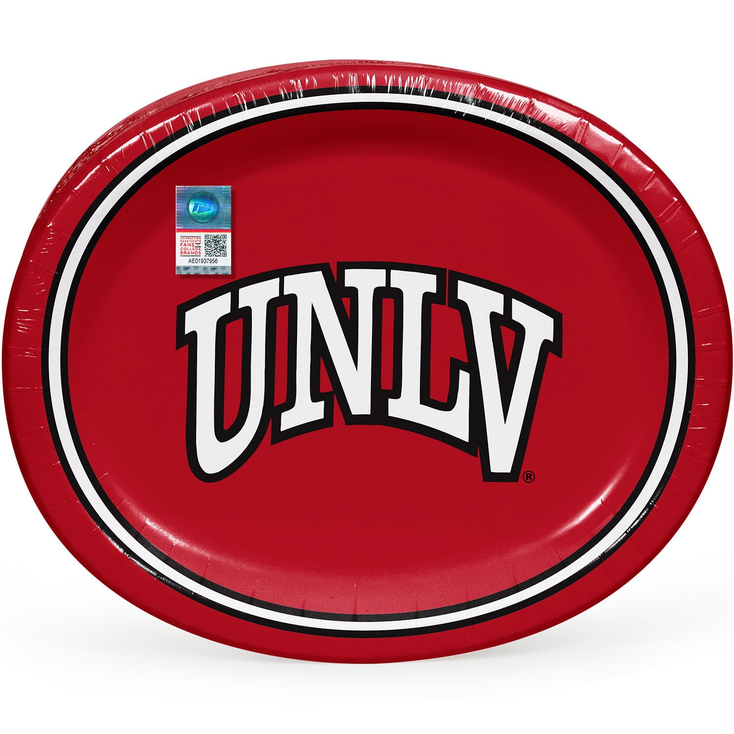 NCAA Oval Paper Plates, 10" x 12", 50 ct., Choose Team - Samsclub.com