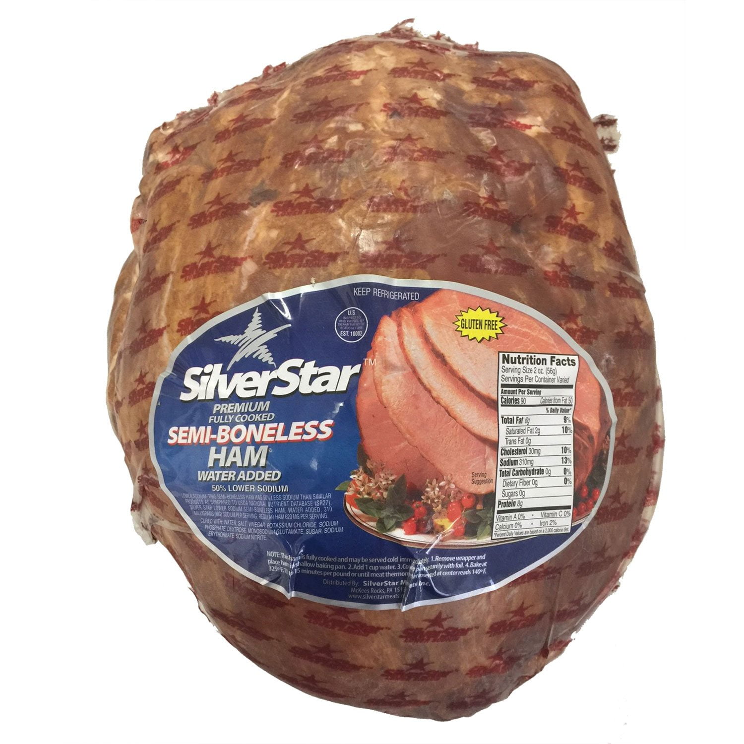 Silver Star Meats Semi Boneless Ham (priced per pound) - Samsclub.com