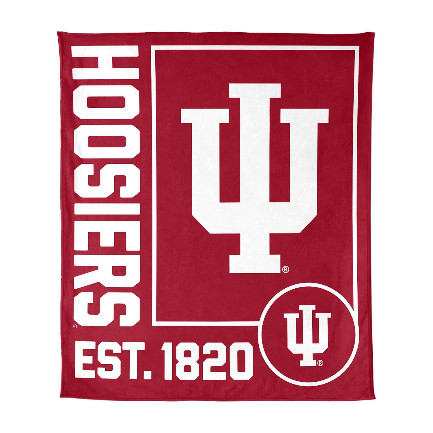 Logo Brands Indiana Hoosiers 60"x70" Super Plush Blanket - Samsclub.com