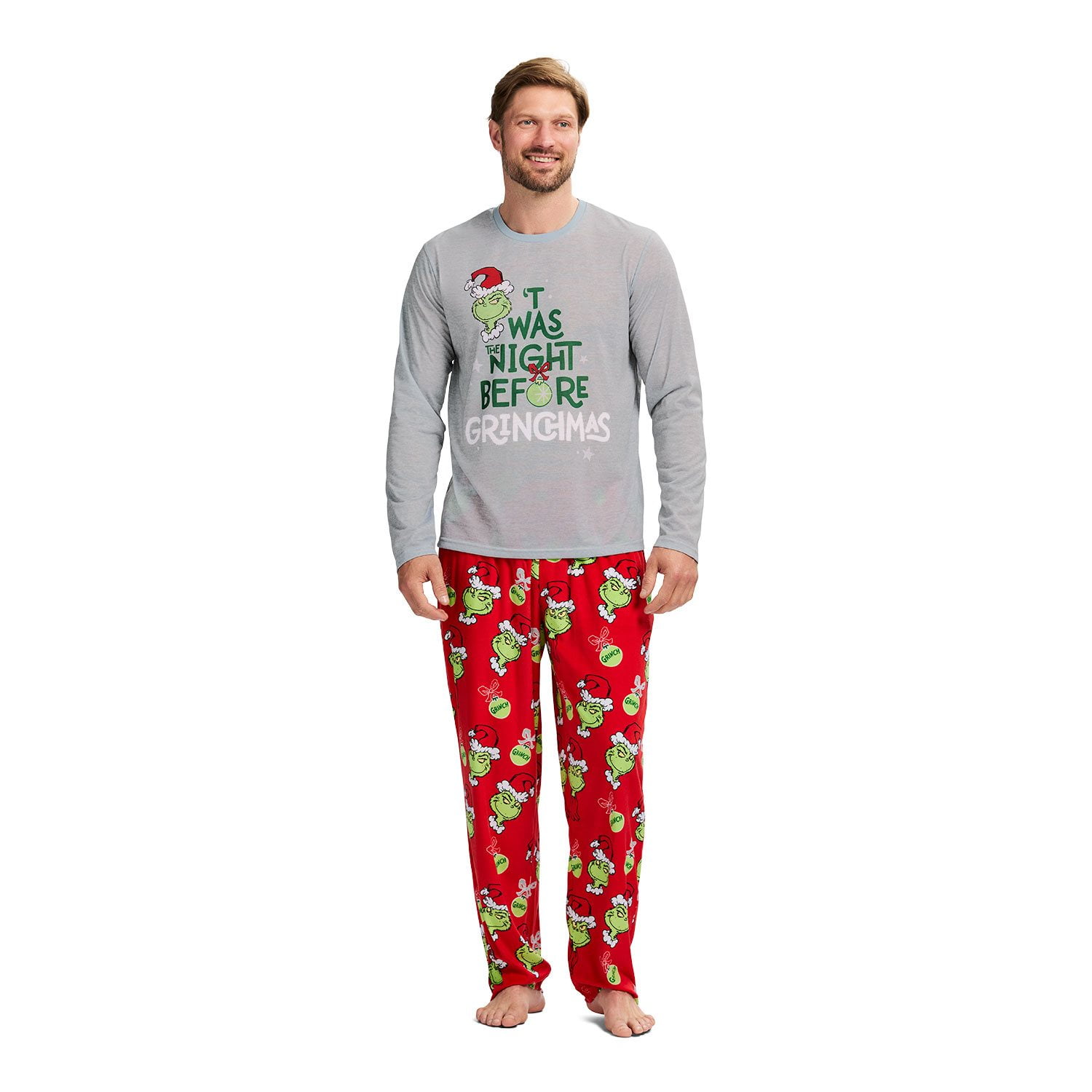Grinch Family Sleep Men's 2-Piece Pajama Set - Samsclub.com