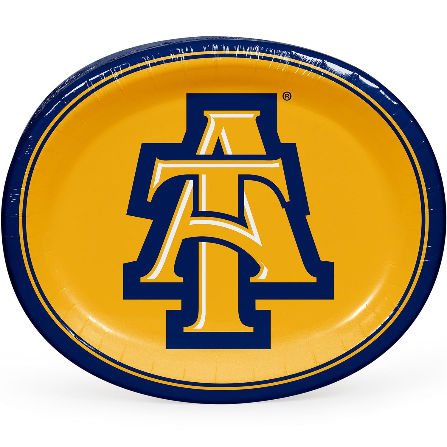 NC A&T State University NCAA HBCU Oval Paper Plates, 50 ct. - Samsclub.com