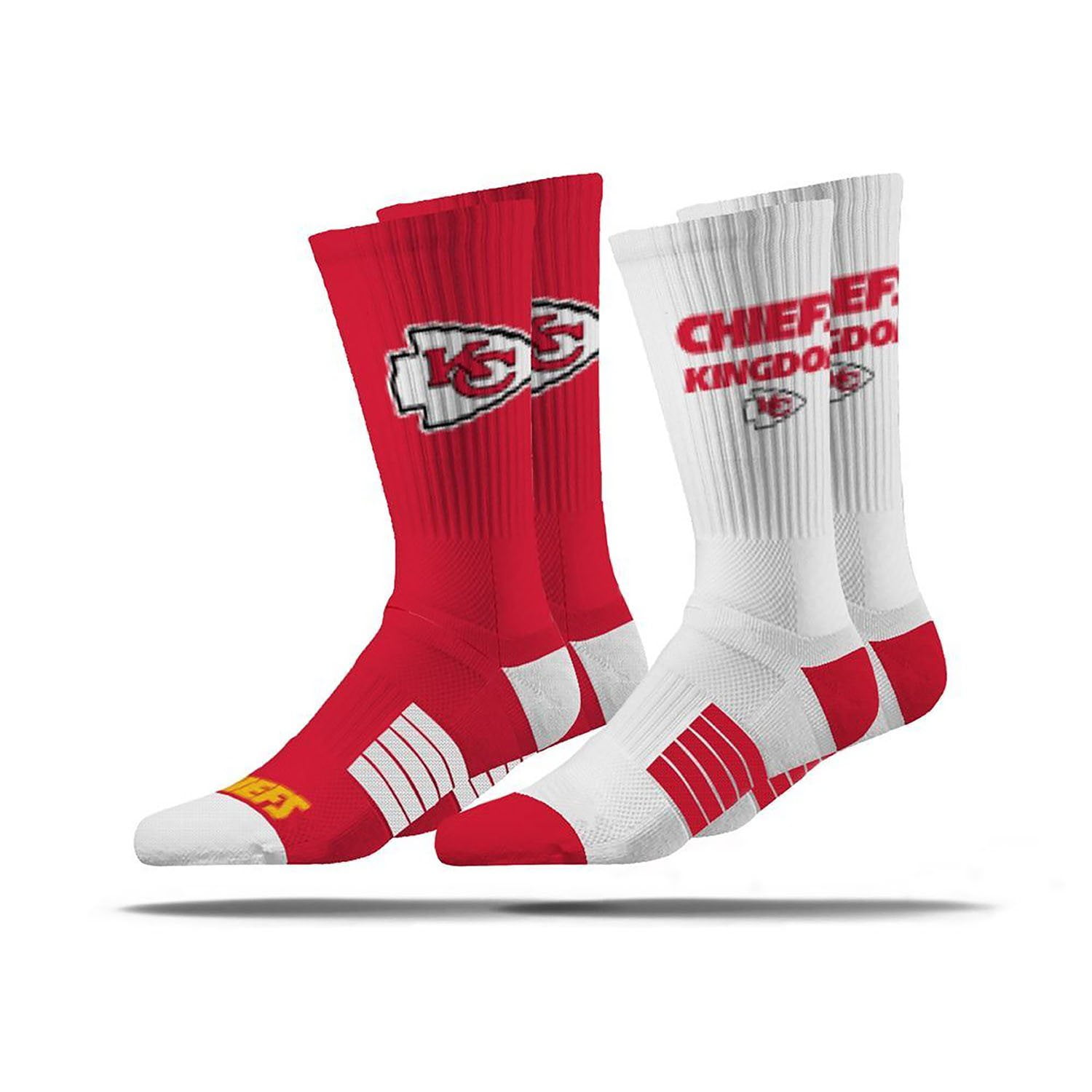 Kansas City Chiefs Adult 2-Pack Crew Socks - Samsclub.com