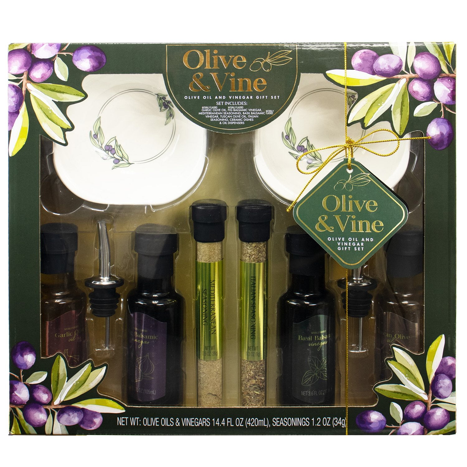Olive & Vine Oil and Vinegar Gift Set, 10 pcs. - Samsclub.com