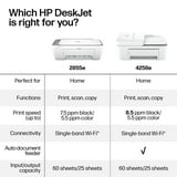 HP DeskJet 4258e Wireless All-in-One Inkjet Printer, 6 Months Instant ...