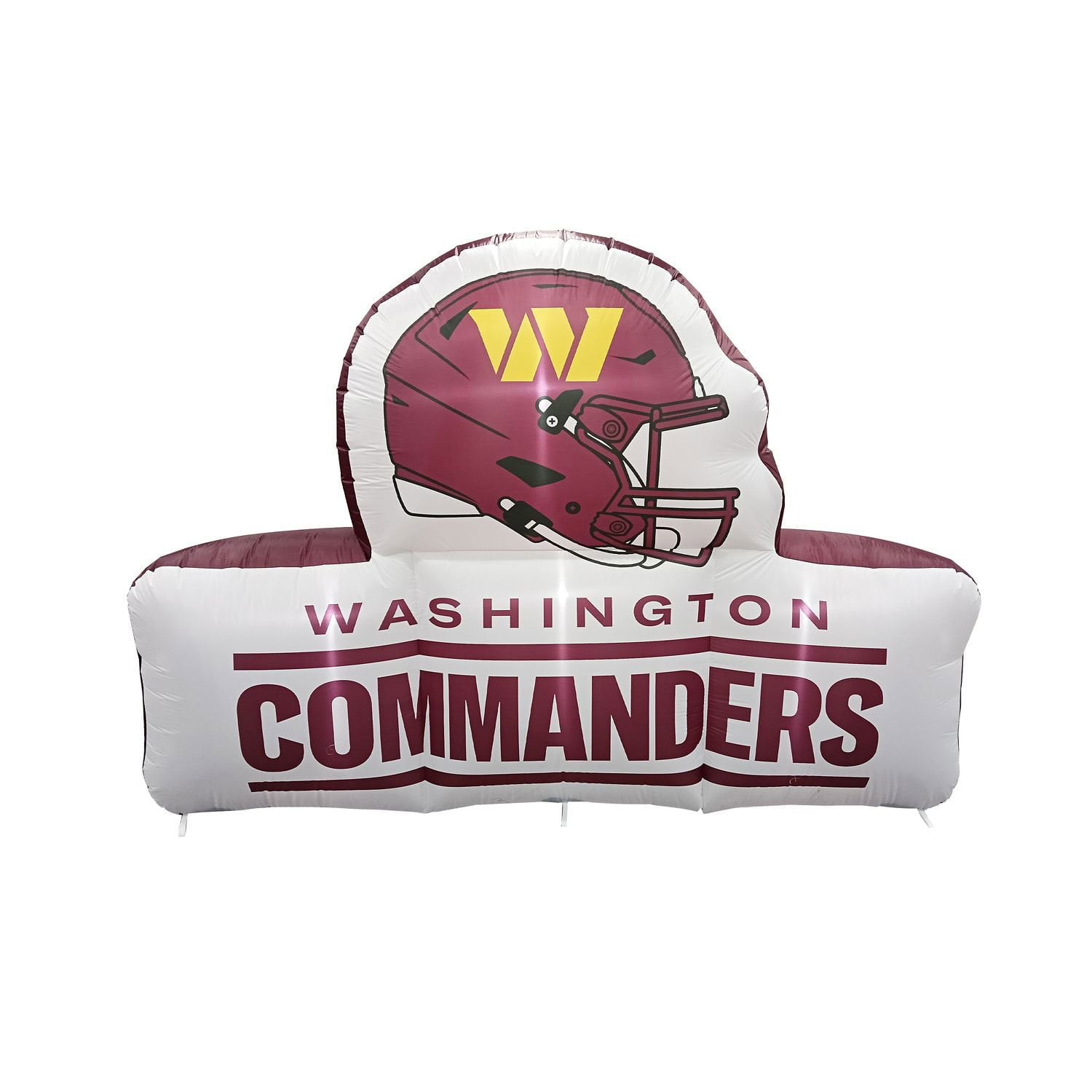 Logo Brands Washington Commanders Pre-Lit 7’x10’ Team Inflatable ...