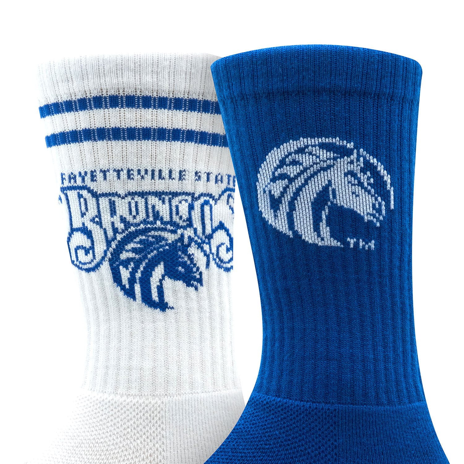 Fayetteville State Broncos Adult 2-Pack Crew Socks - Samsclub.com