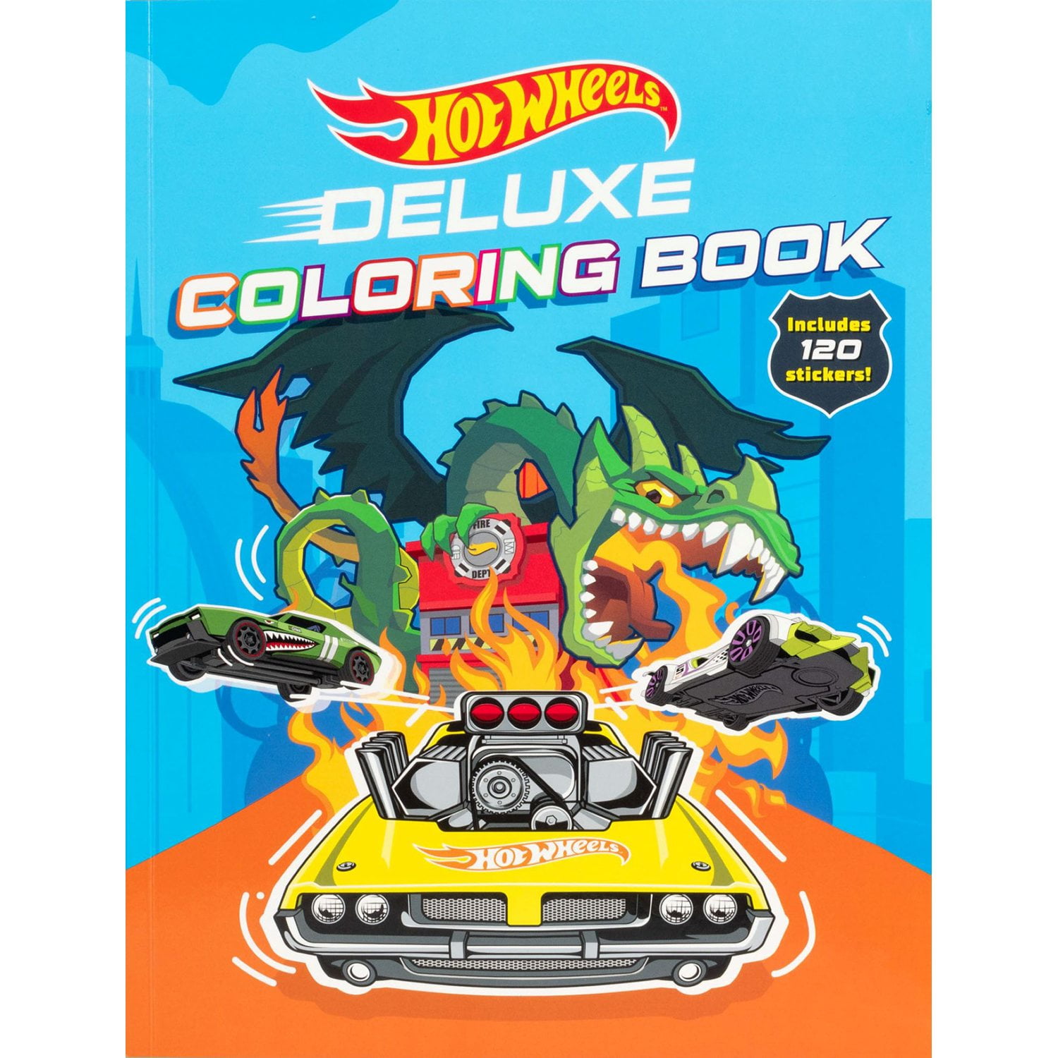 Hot Wheels Deluxe Sticker and Coloring, Paperback - Samsclub.com
