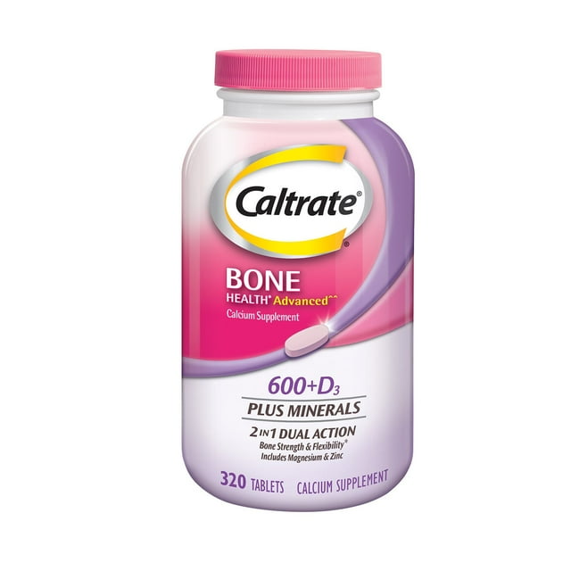 Caltrate Bone Health Advanced Calcium Supplement Tablets 320 ct ...