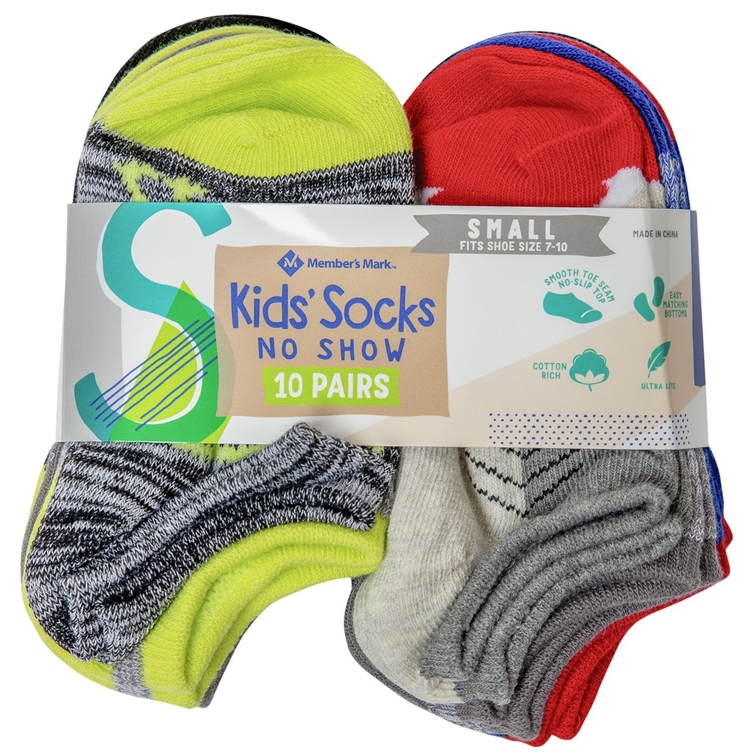 Member's Mark Kid's 10-Pack Socks - Samsclub.com