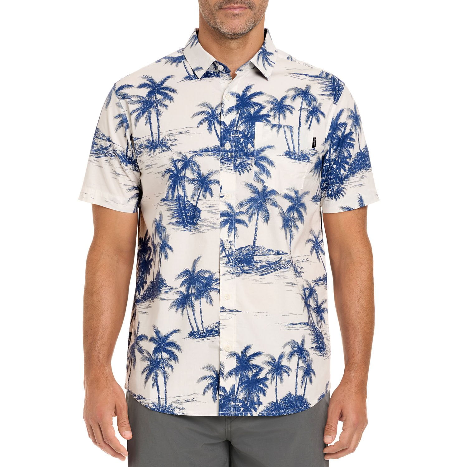 Hurley Men's Short Sleeve Woven Patio Shirt - Samsclub.com