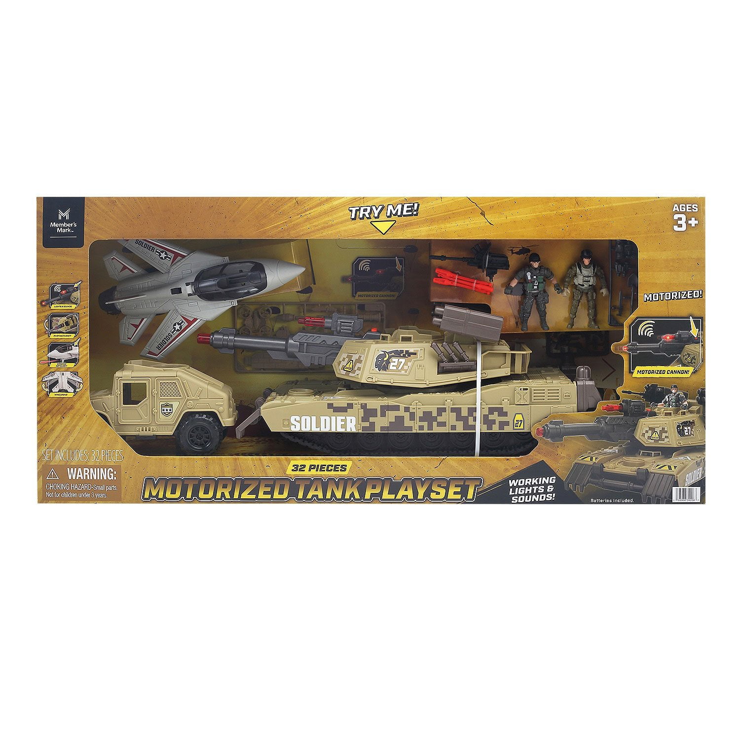 Member's Mark Motorized Soldier Force Vehicle Playset - Samsclub.com