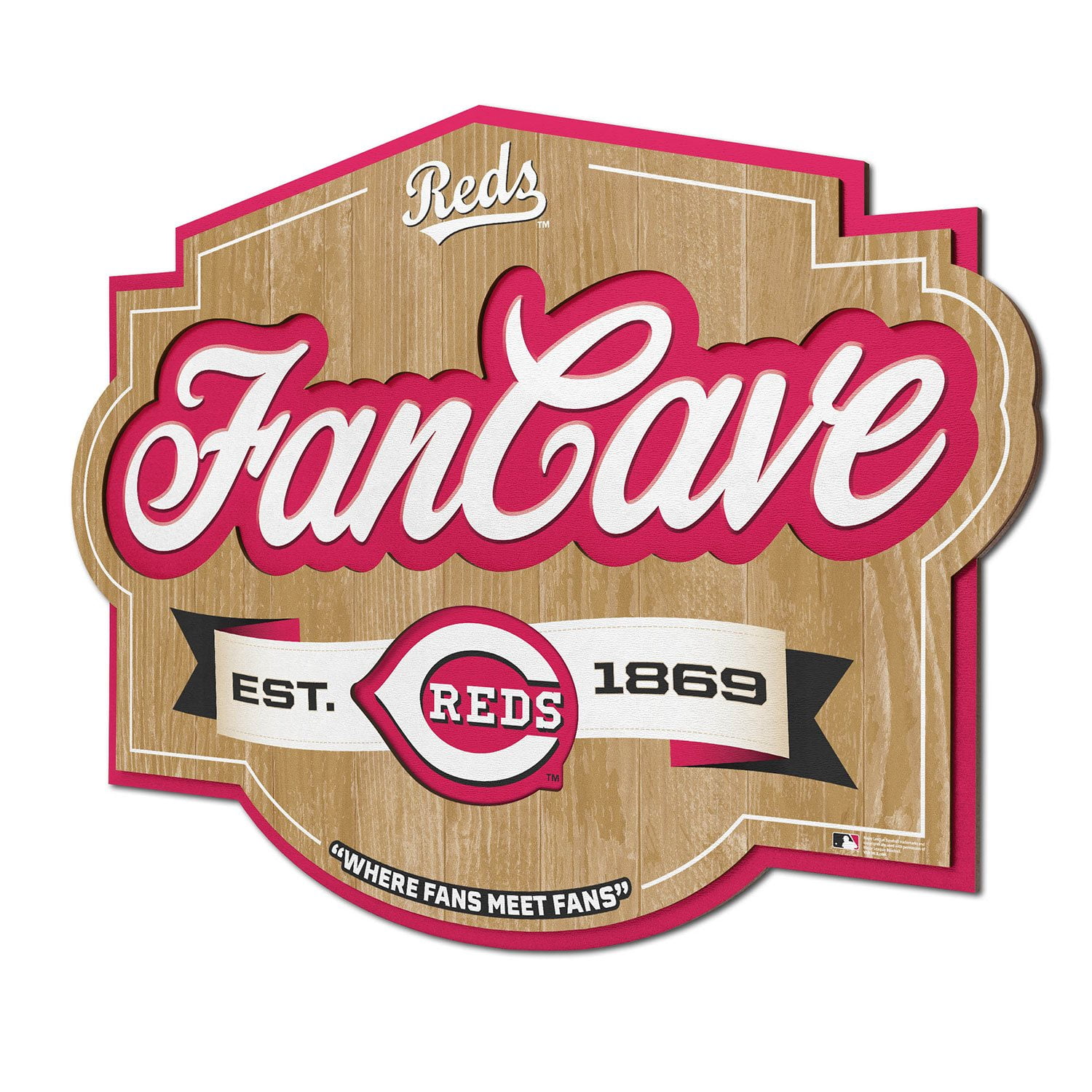 YouTheFan MLB Fan Cave Sign, Assorted Teams - Samsclub.com