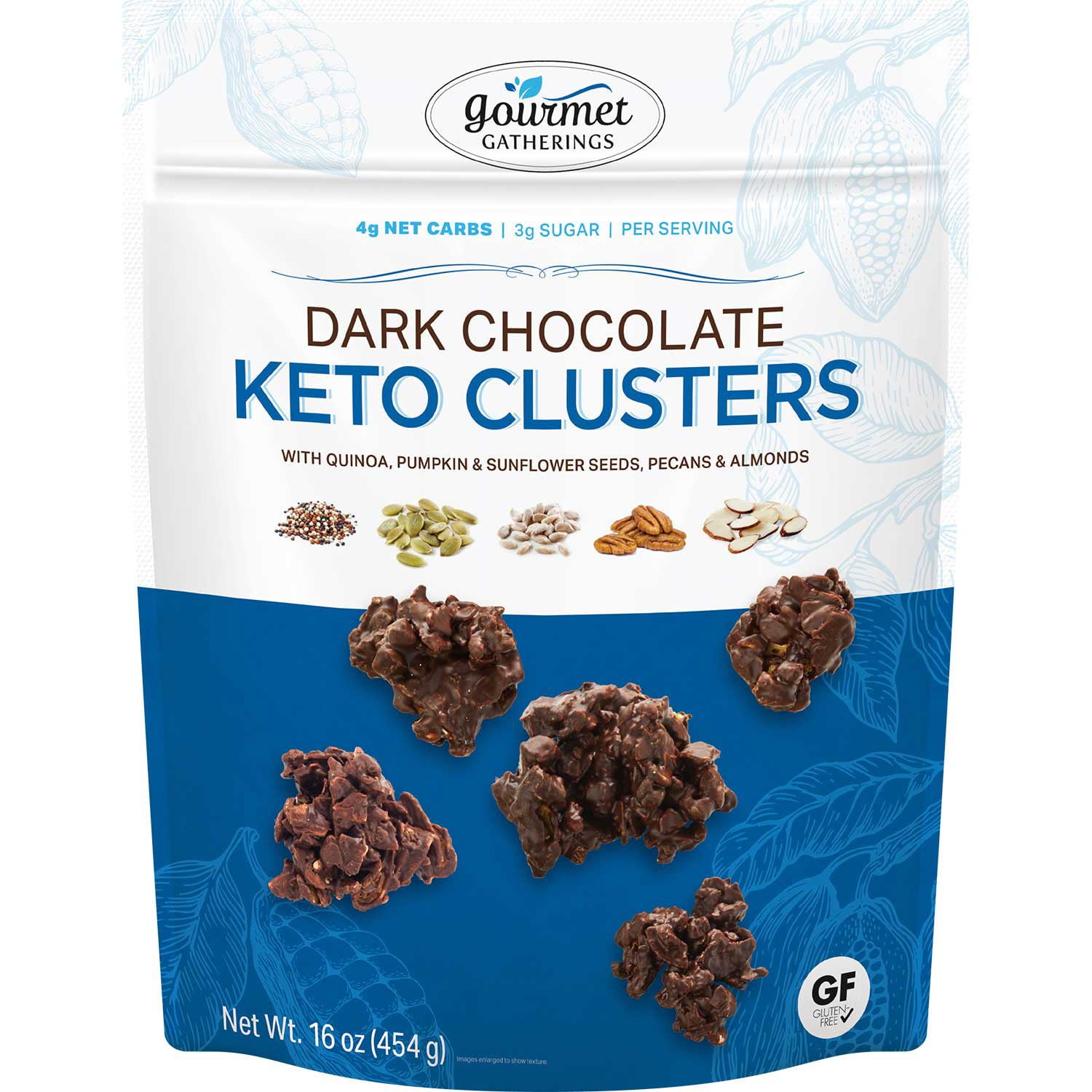 Gourmet Gatherings Dark Chocolate Keto Cluster, 16 oz. - Samsclub.com