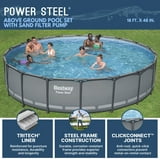 Bestway Power Steel 18’ x 48” Round Above Ground Pool Set - Samsclub.com