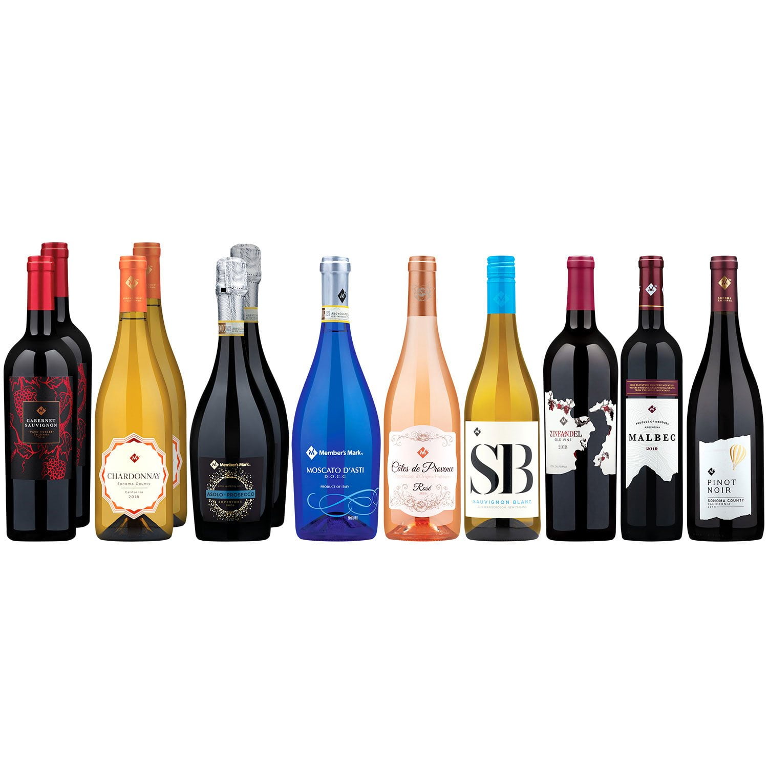Deleted - Member's Mark Top Selling Wines 750 ml bottle, 12 pk ...