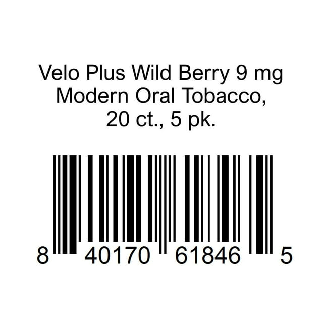 Velo Plus Wild Berry 9 mg Modern Oral Tobacco, 20 ct., 5 pk. - Samsclub.com