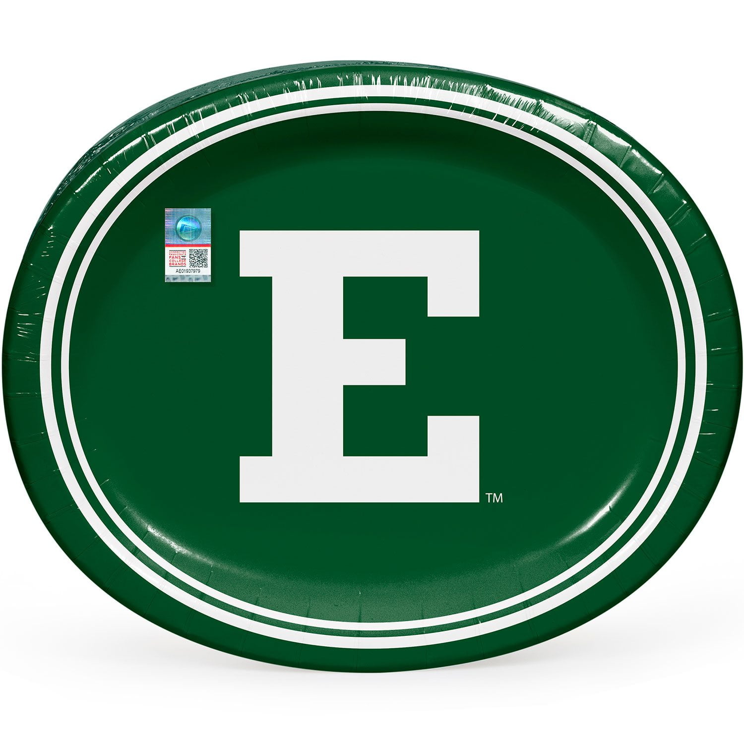 NCAA Oval Paper Plates, 10" x 12", 50 ct., Choose Team - Samsclub.com