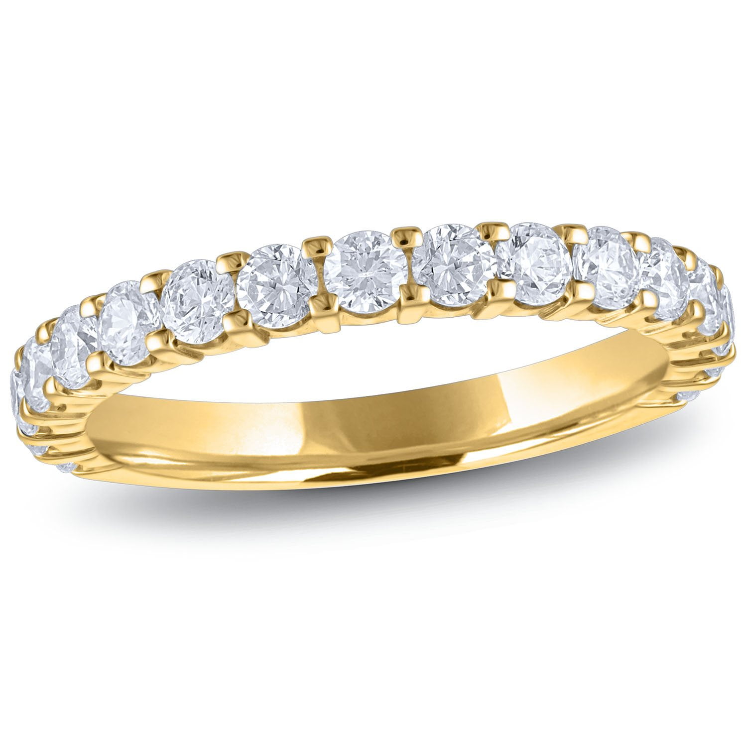 Round Cut Semi Eternity Diamond Band in 14K Gold - Samsclub.com