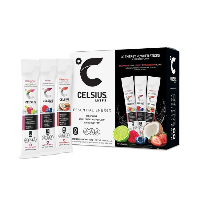 Celsius Energy Powder Sticks, 30 pk. - Samsclub.com