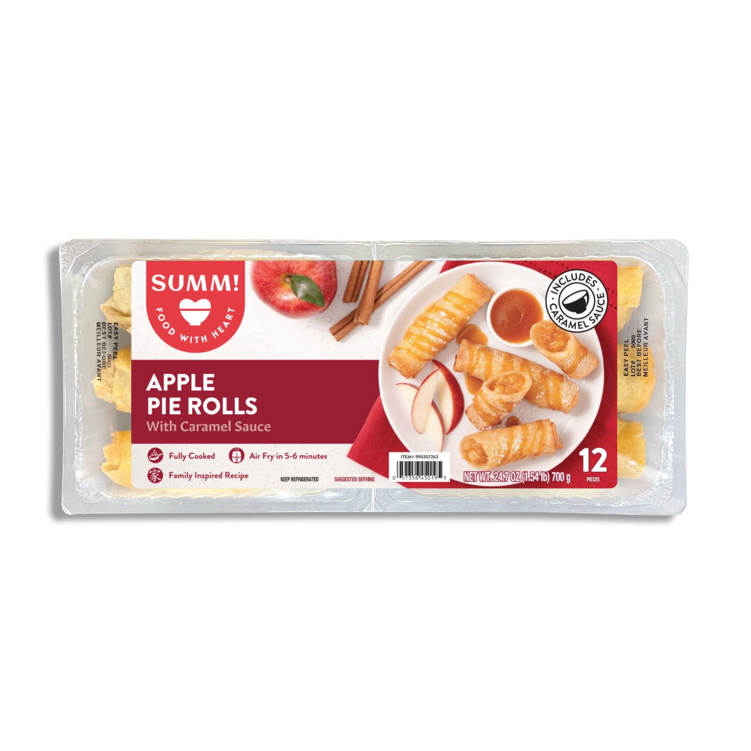 SUMM! Apple Pie Rolls with Caramel Sauce, 12 ct. - Samsclub.com