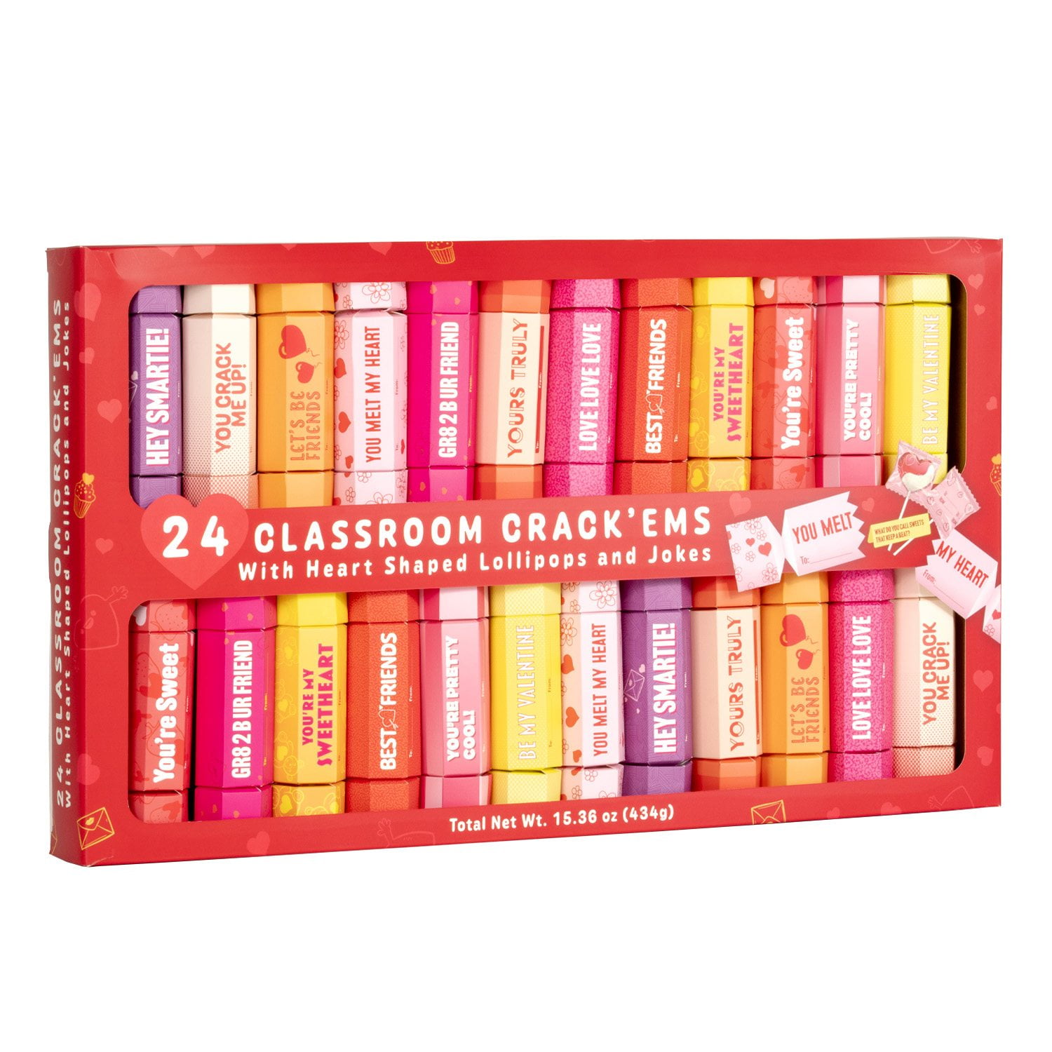Valentine's Day Classroom Crack 'Ems Set, 24 ct. - Samsclub.com