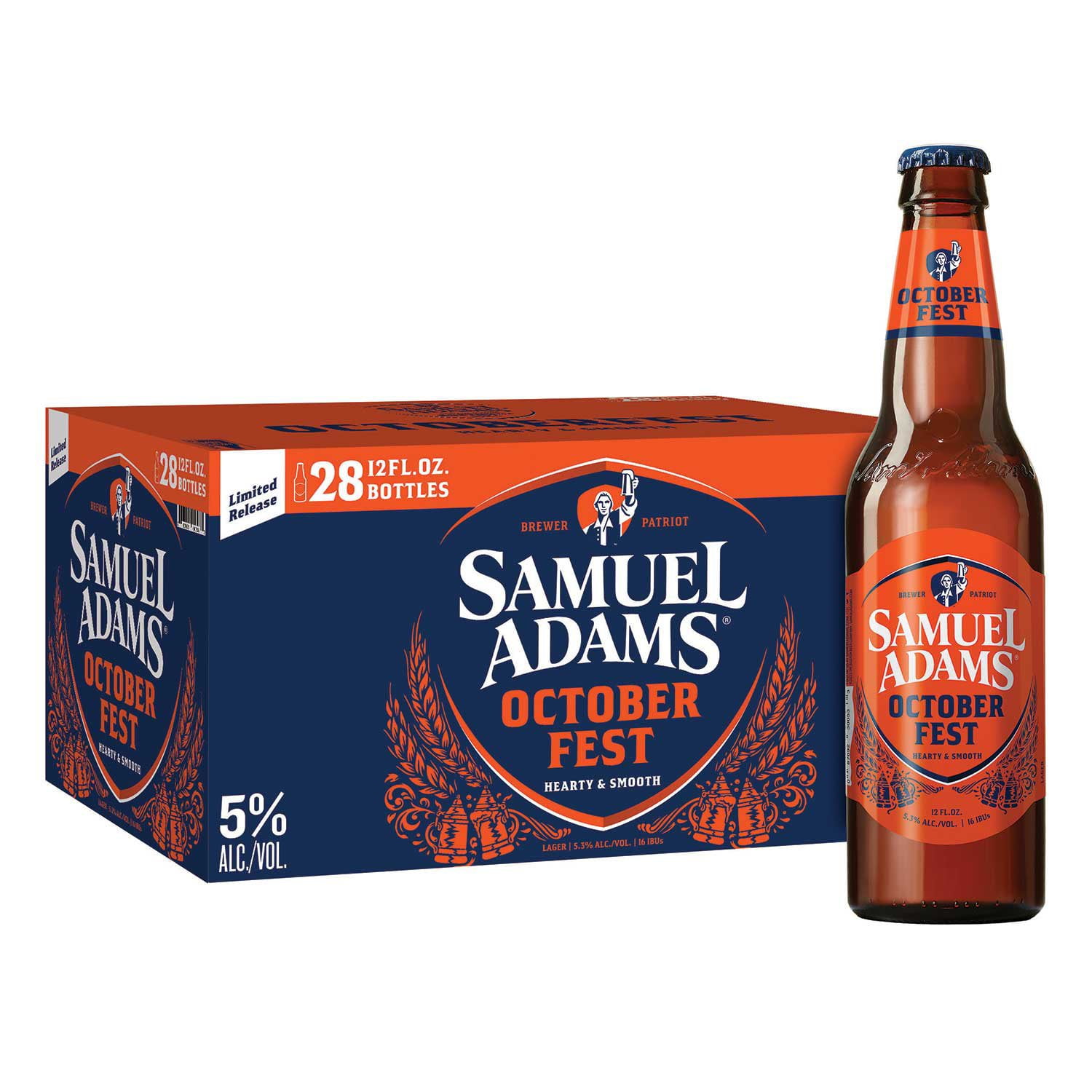 Samuel Adams Octoberfest Lager Beer, 12 fl. oz. bottle, 28 pk ...