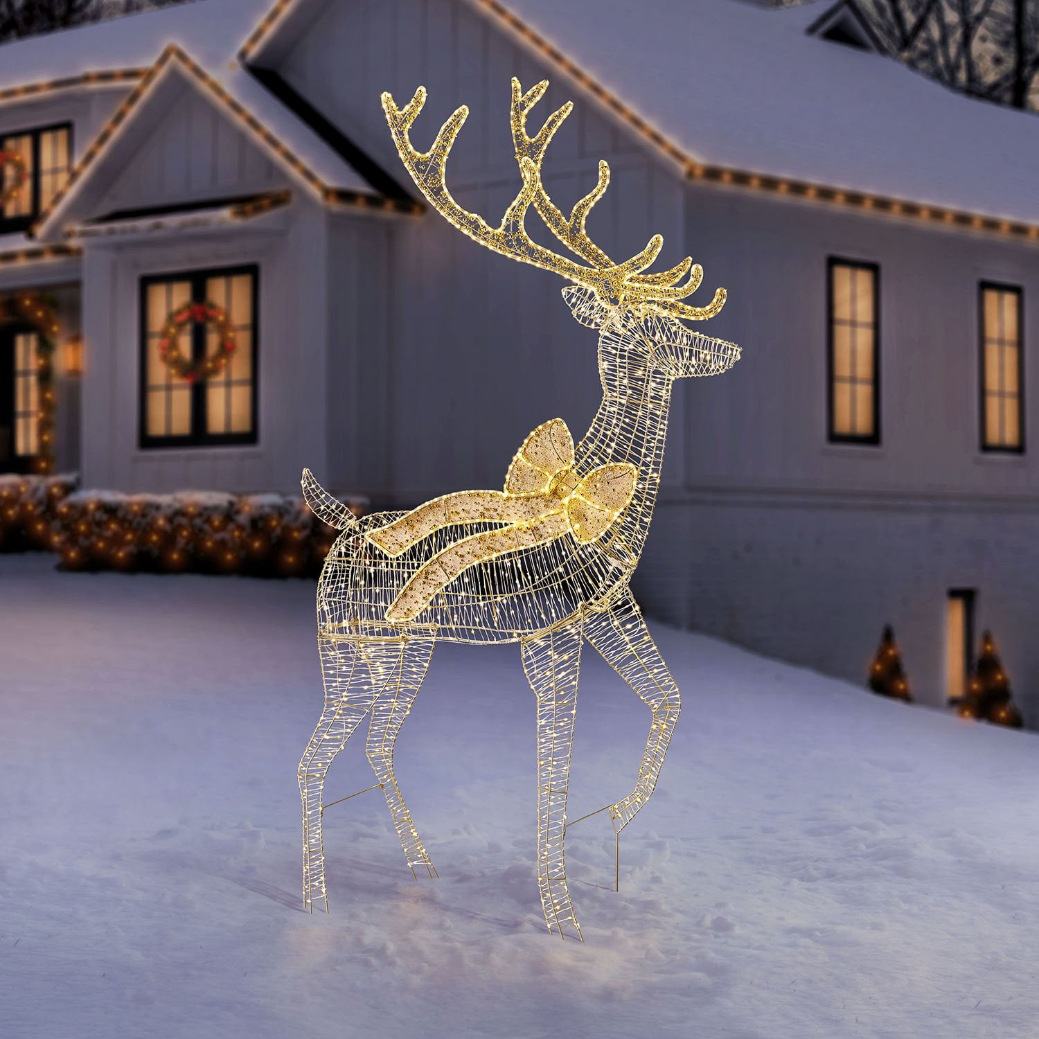 Member's Mark 7' Pre-Lit Twinkling Buck - Samsclub.com
