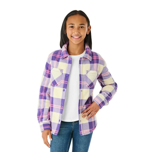 Member's Mark Girls Sherpa Lined Shacket - Samsclub.com