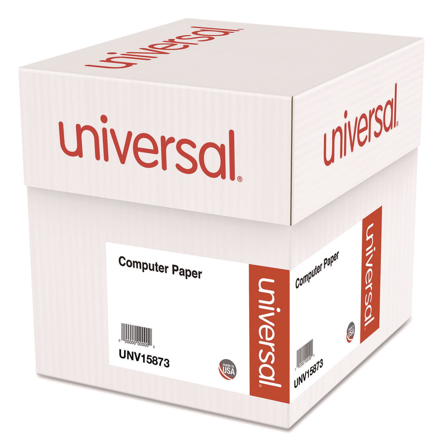 Universal® Multicolor Computer Paper, 3-Part Carbonless, 15lb, 9-1/2" x ...
