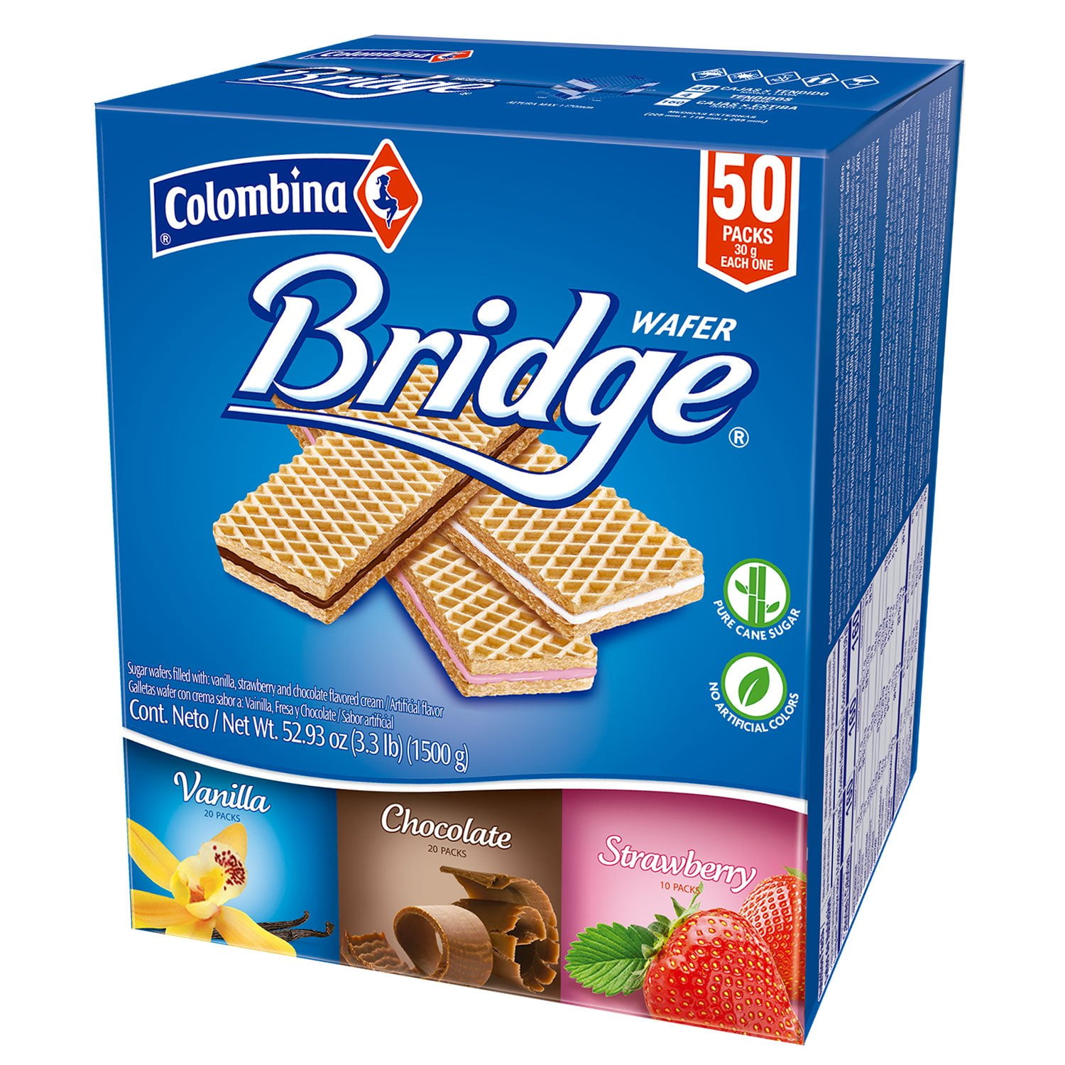 Colombina Bridge Wafer Multipack 50 ct. - Samsclub.com