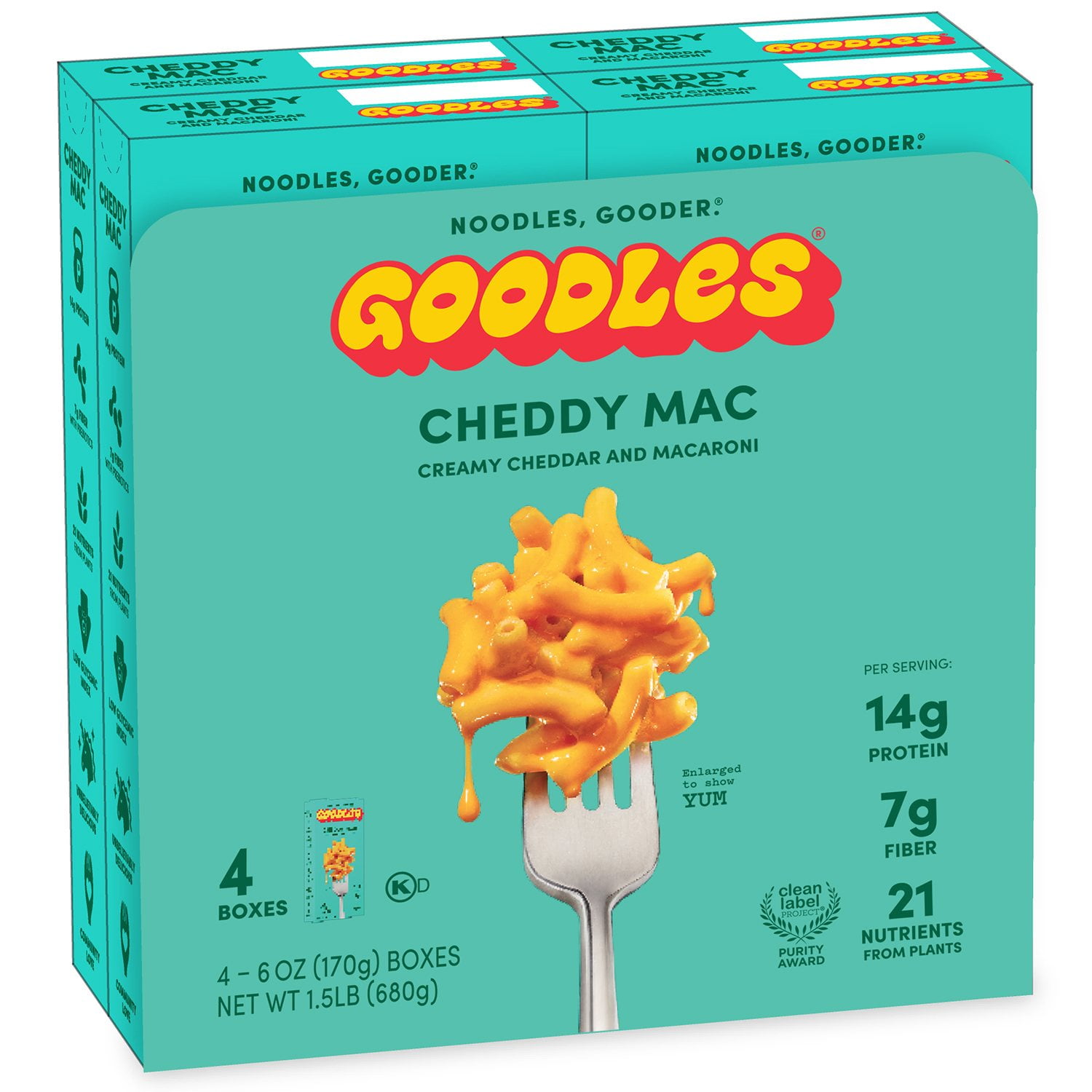 GOODLES Cheddy Mac & Cheese, 6 oz. 4 pk. - Samsclub.com