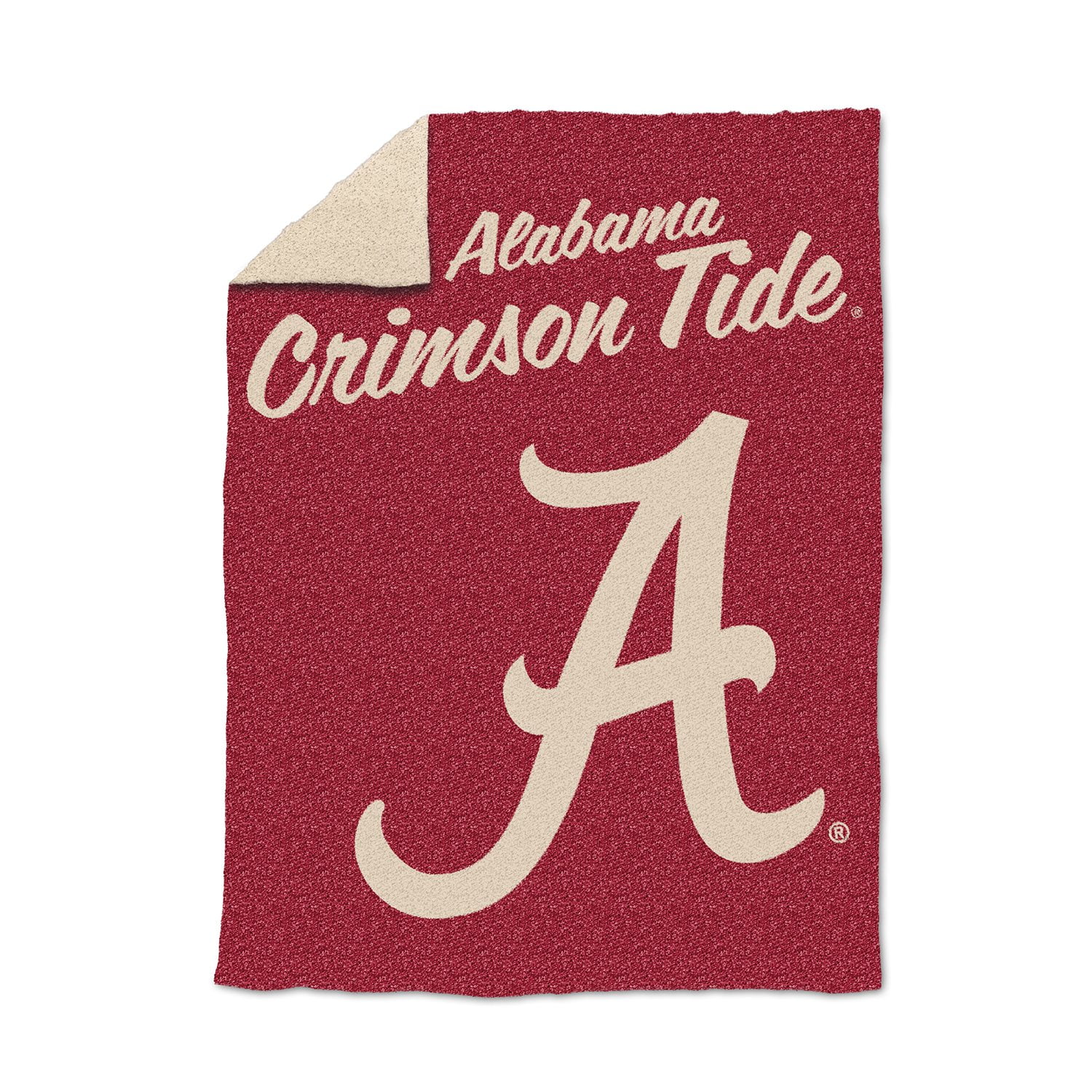Logo Brands Alabama Crimson Tide Luxe Dreams Throw, 60" x 80 ...